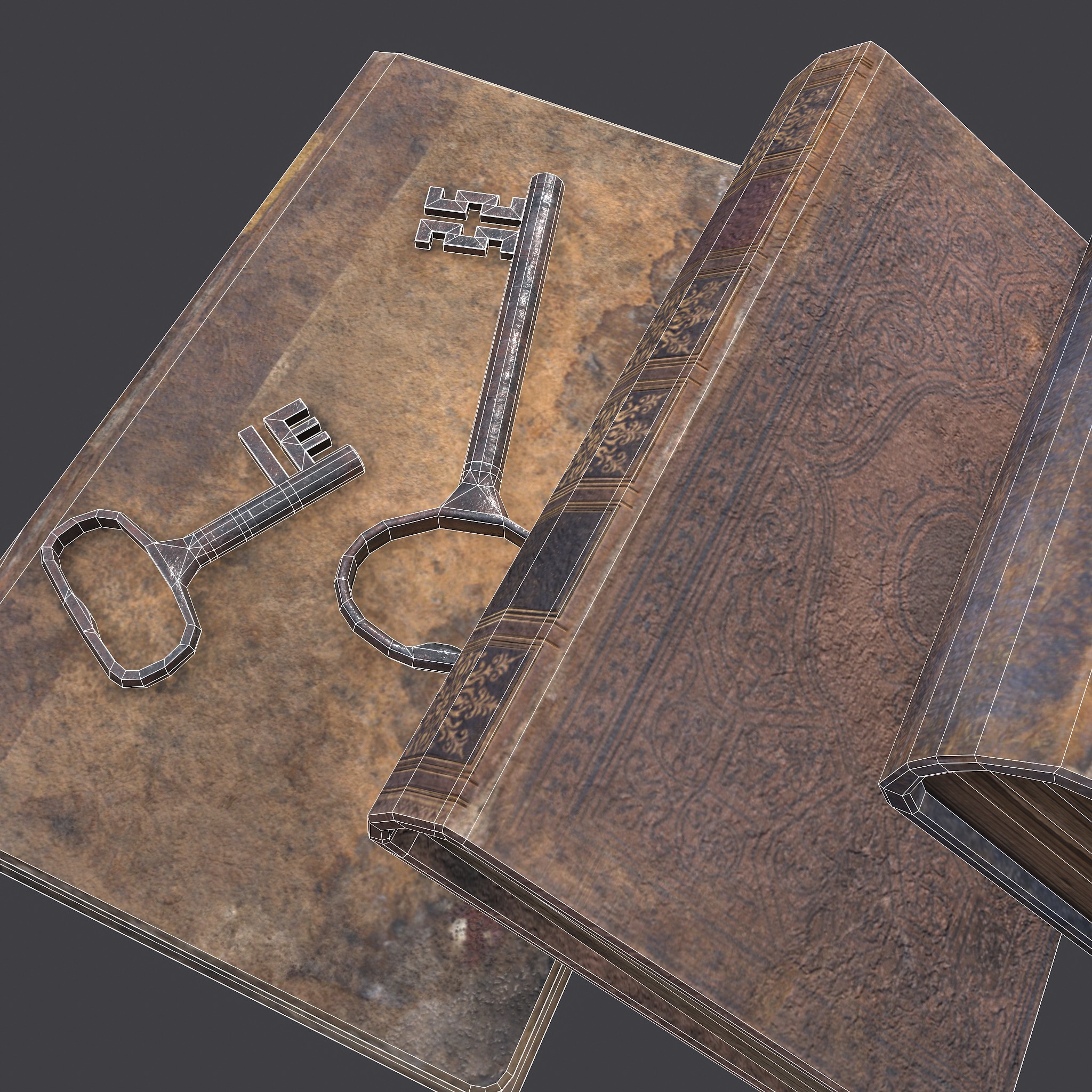 Books and Key - 3D Model by Get Dead Entertainment