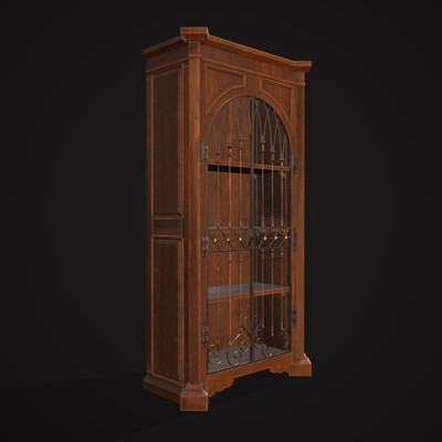 Bookshelf Fancy - 3D Model by Get Dead Entertainment