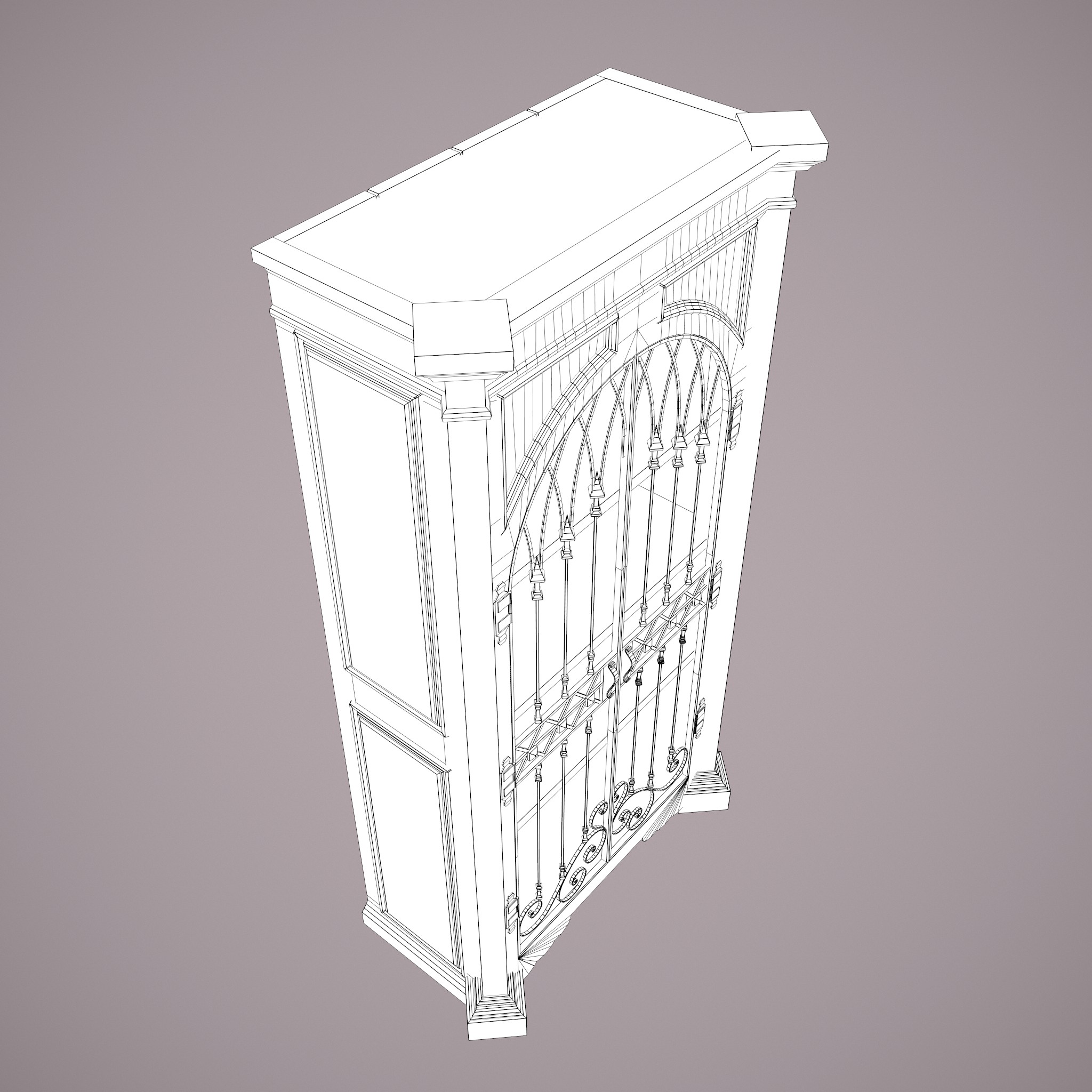 Bookshelf Fancy - 3D Model by Get Dead Entertainment