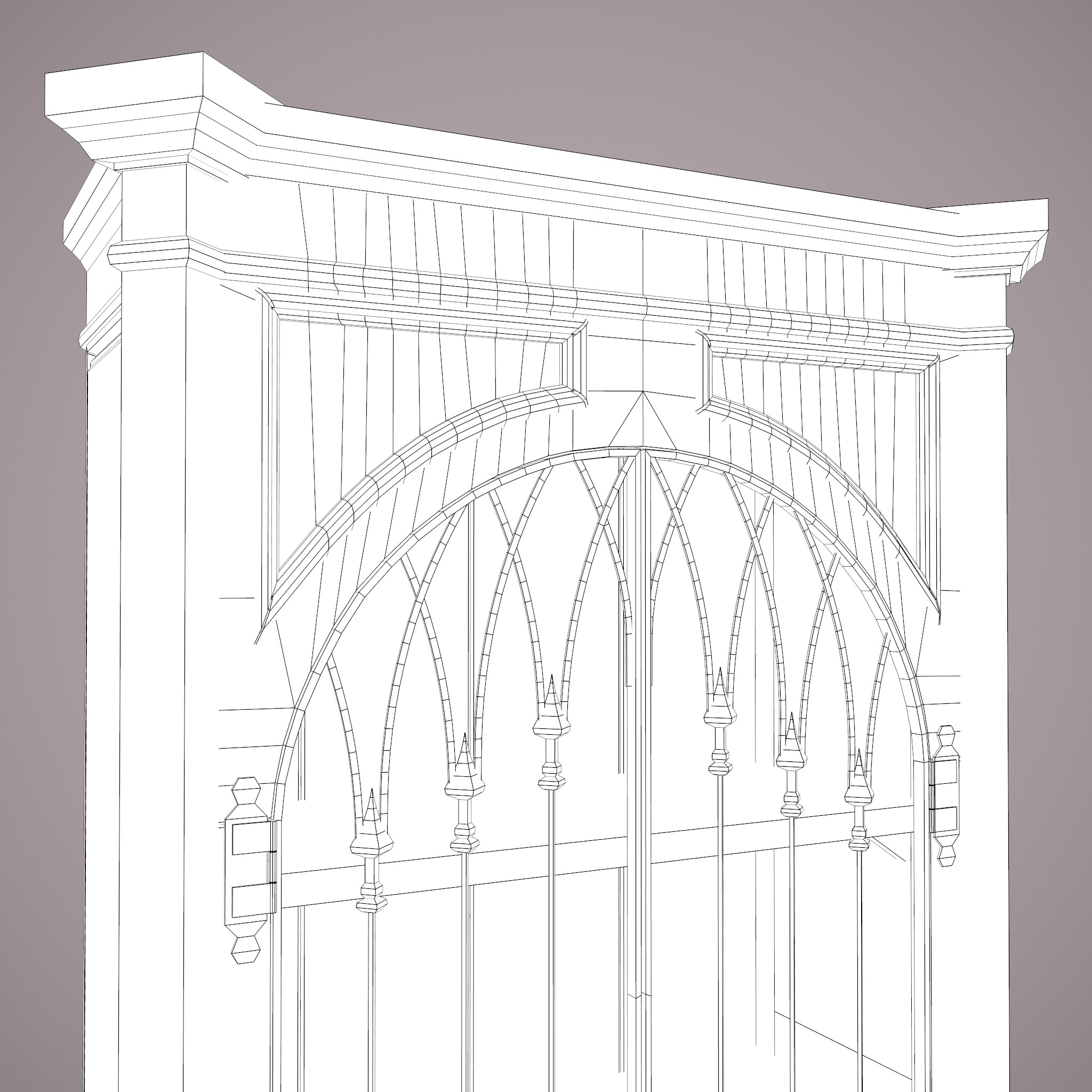 Bookshelf Fancy - 3D Model by Get Dead Entertainment