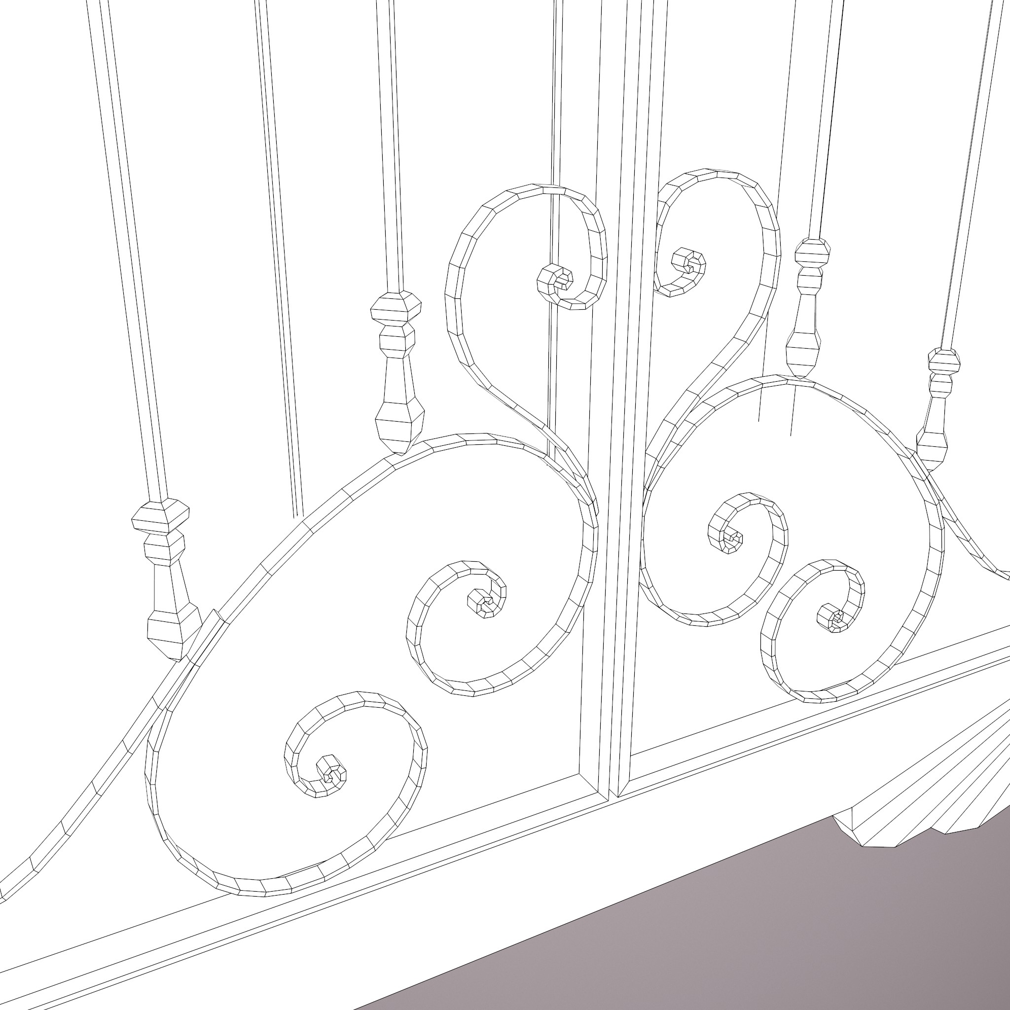 Bookshelf Fancy - 3D Model by Get Dead Entertainment