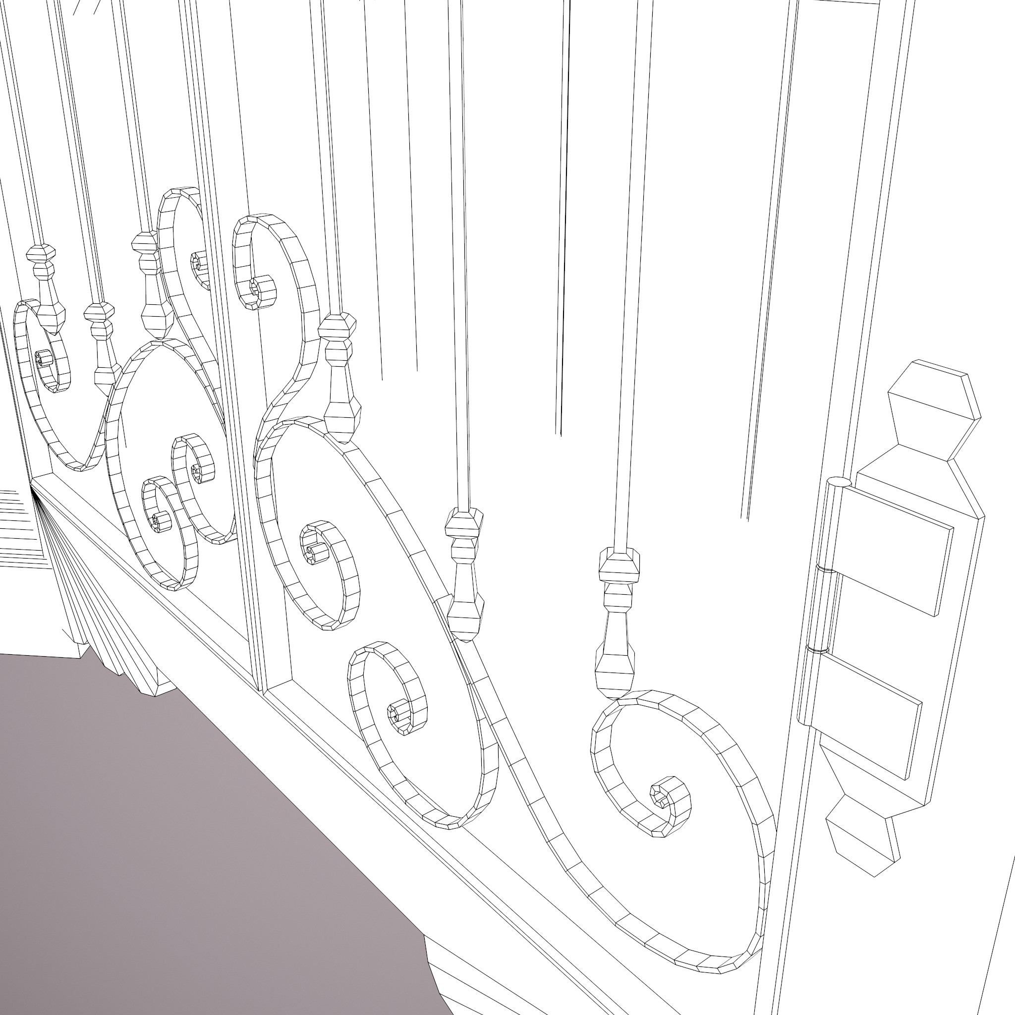 Bookshelf Fancy - 3D Model by Get Dead Entertainment