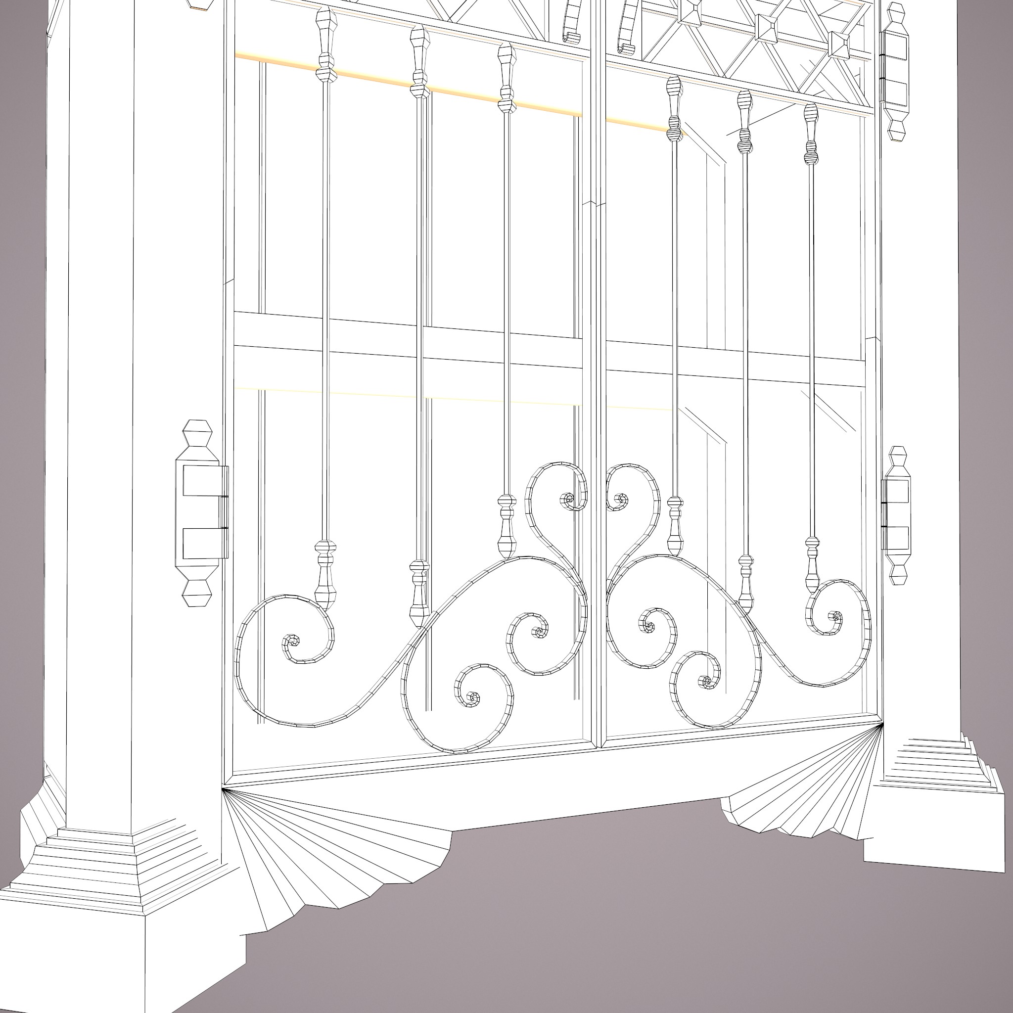 Bookshelf Fancy - 3D Model by Get Dead Entertainment