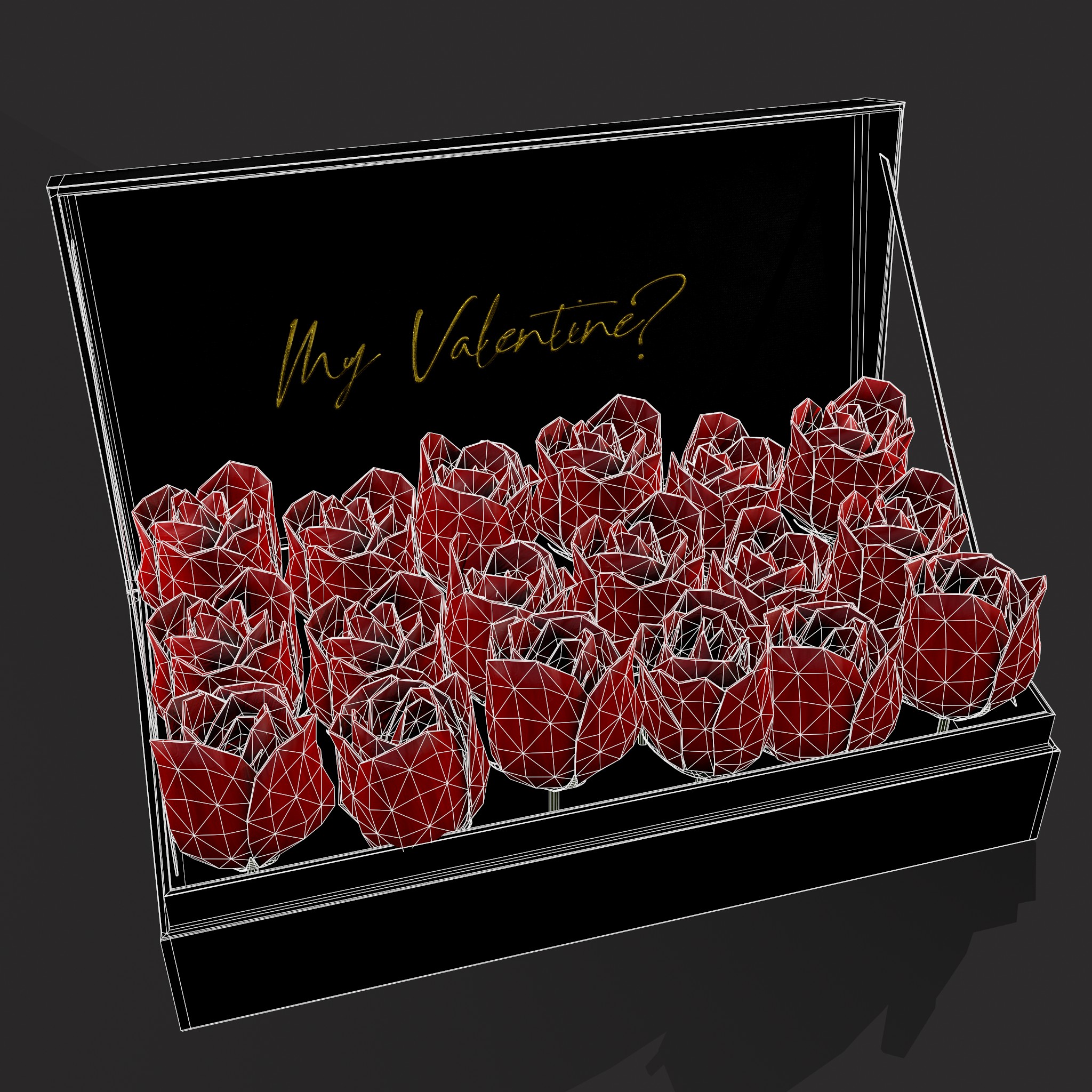 Box of Roses - 3D Model by Get Dead Entertainment