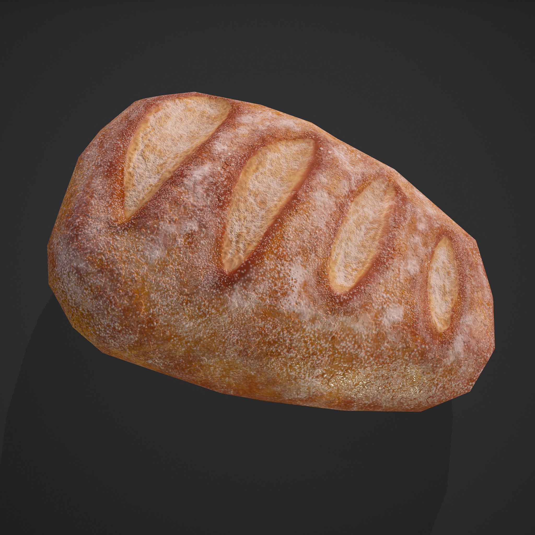 Bread Low Poly Model by Get Dead Entertainment