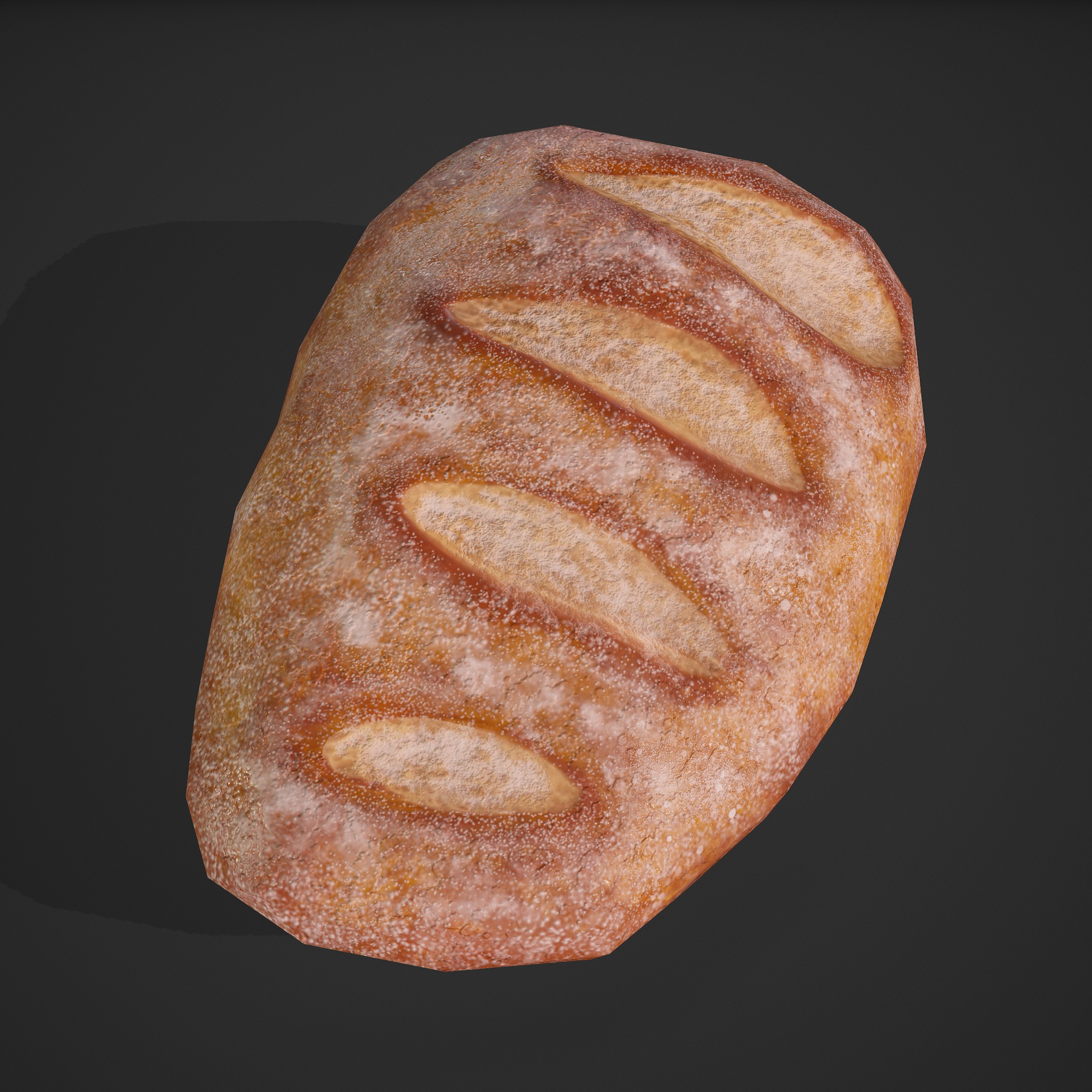 Bread Low Poly Model by Get Dead Entertainment