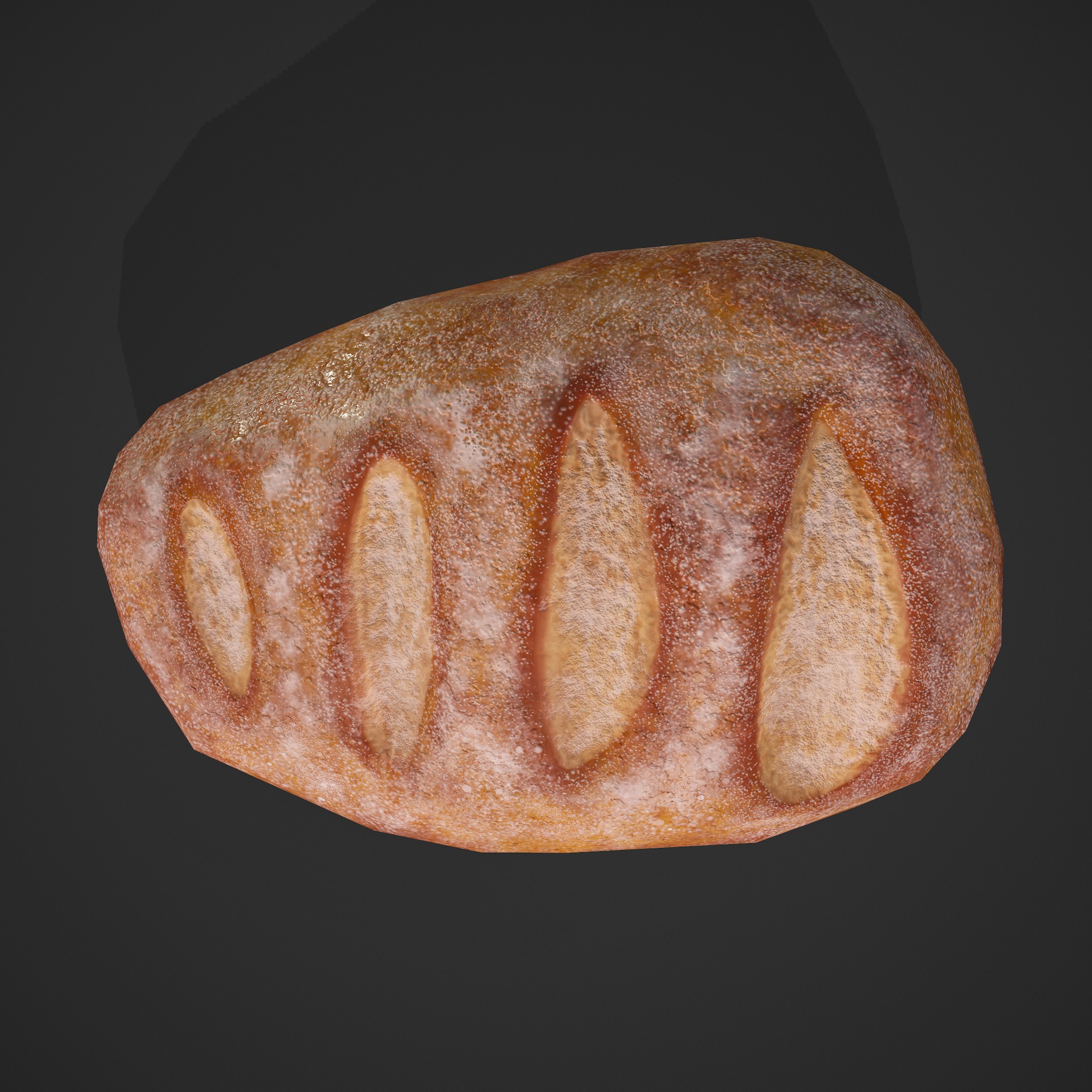 Bread Low Poly Model by Get Dead Entertainment