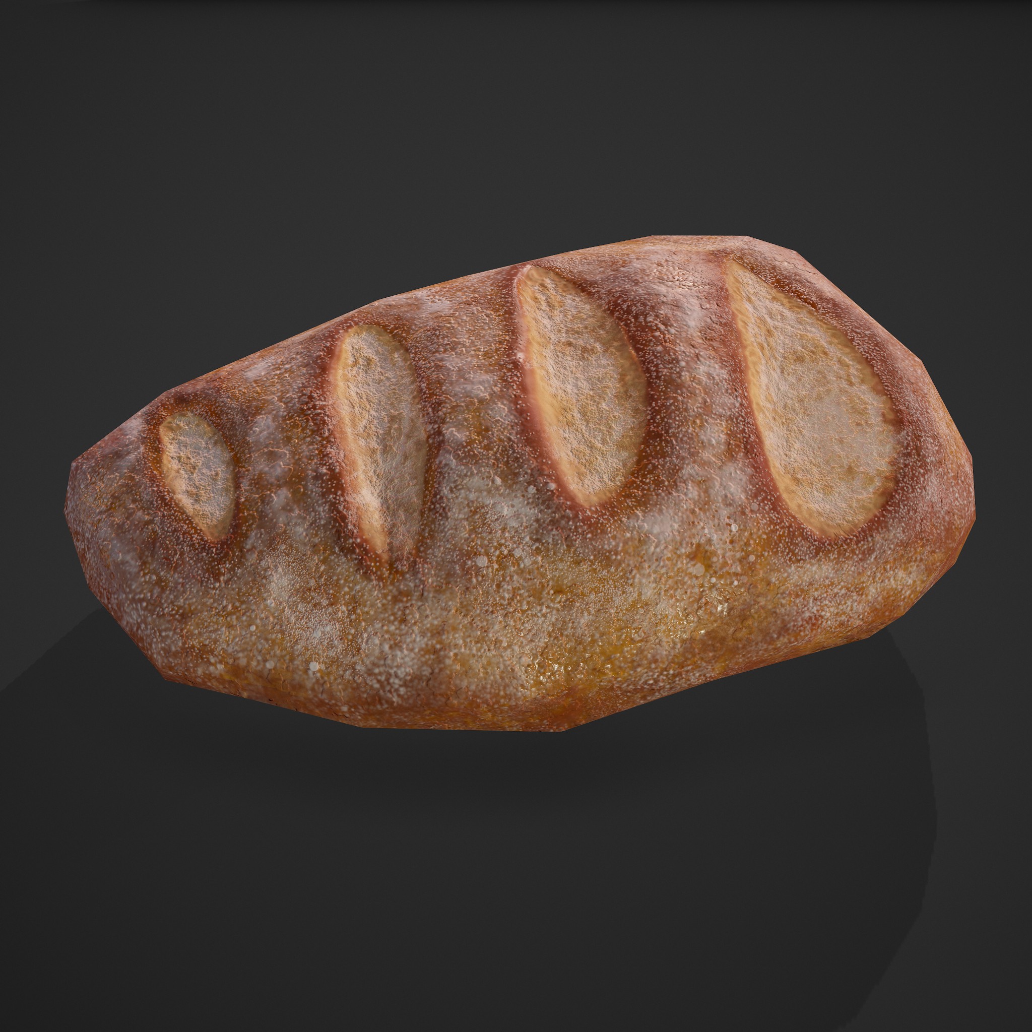 Bread Low Poly Model by Get Dead Entertainment