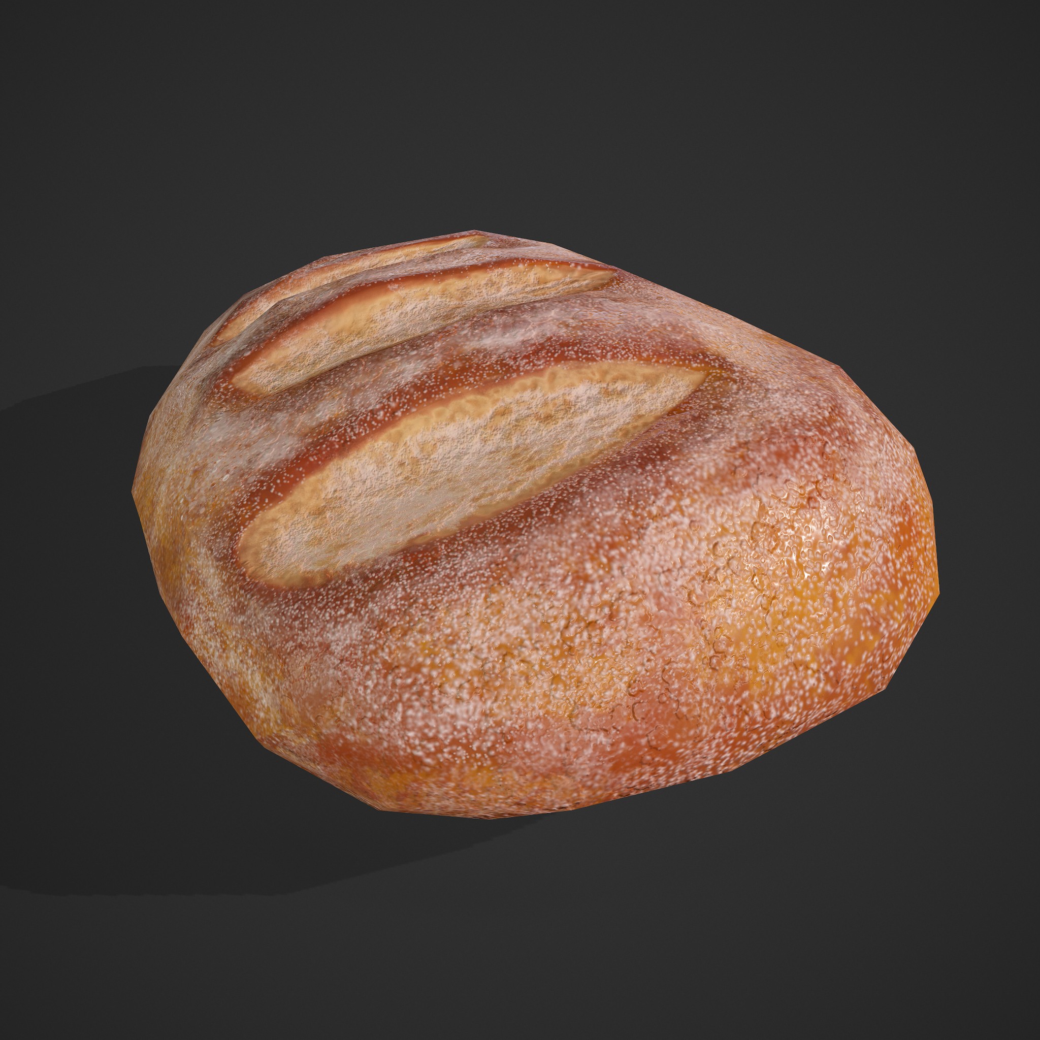 Bread Low Poly Model by Get Dead Entertainment