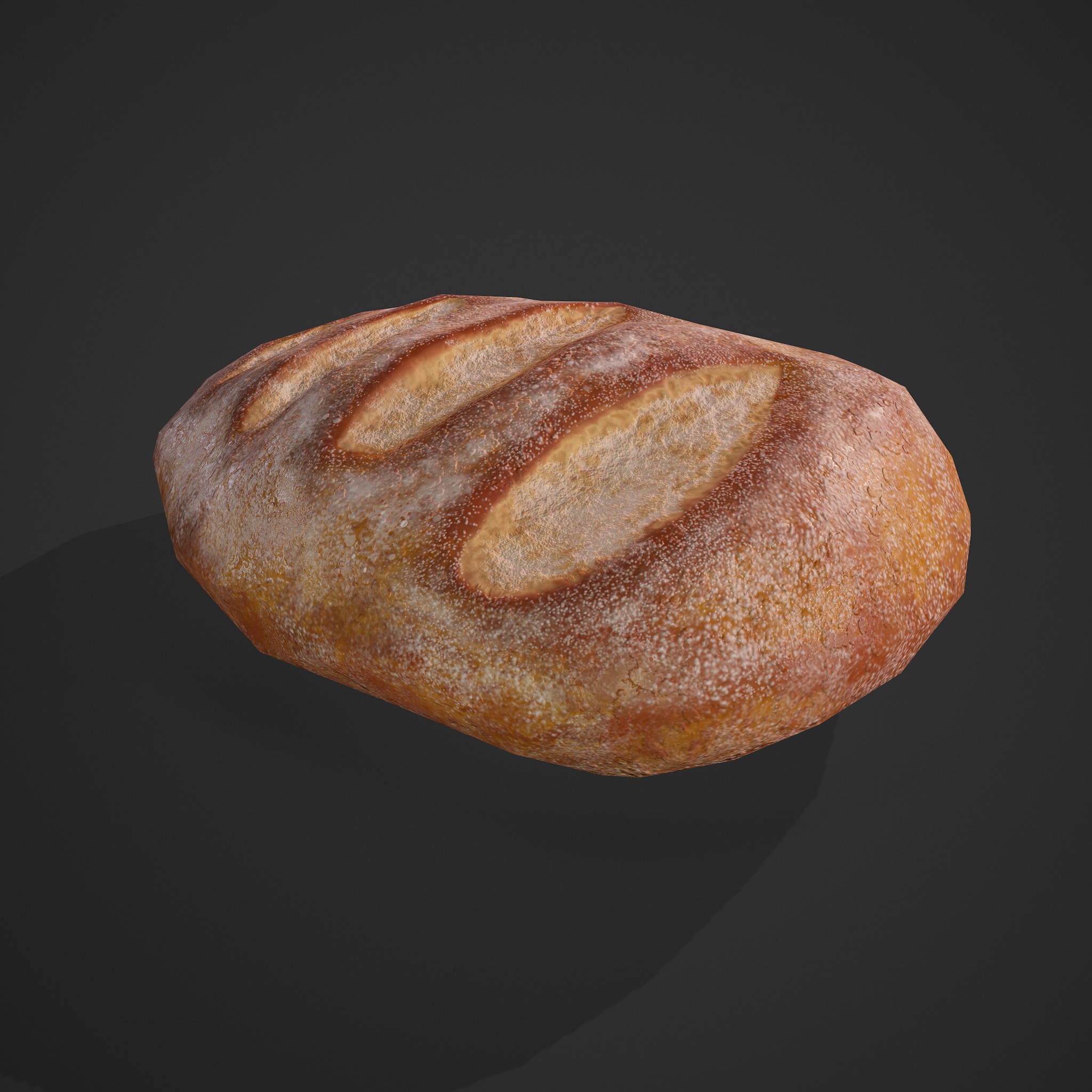 Bread Low Poly Model by Get Dead Entertainment