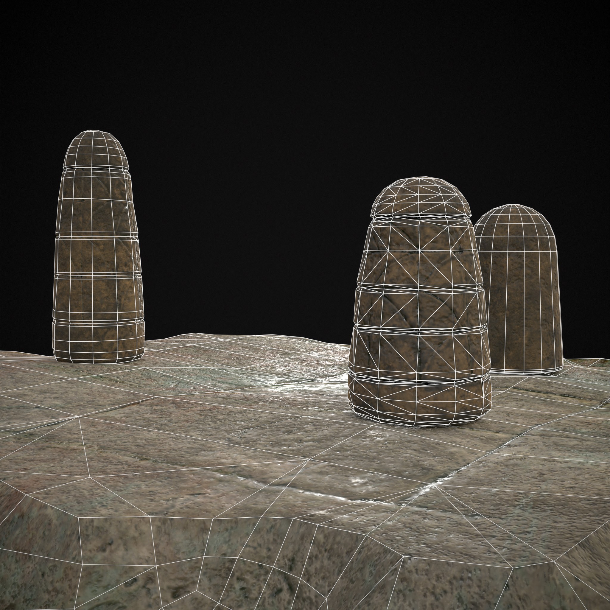 Broken Ancient Harappa Chess Board - 3D Model by Get Dead Entertainment