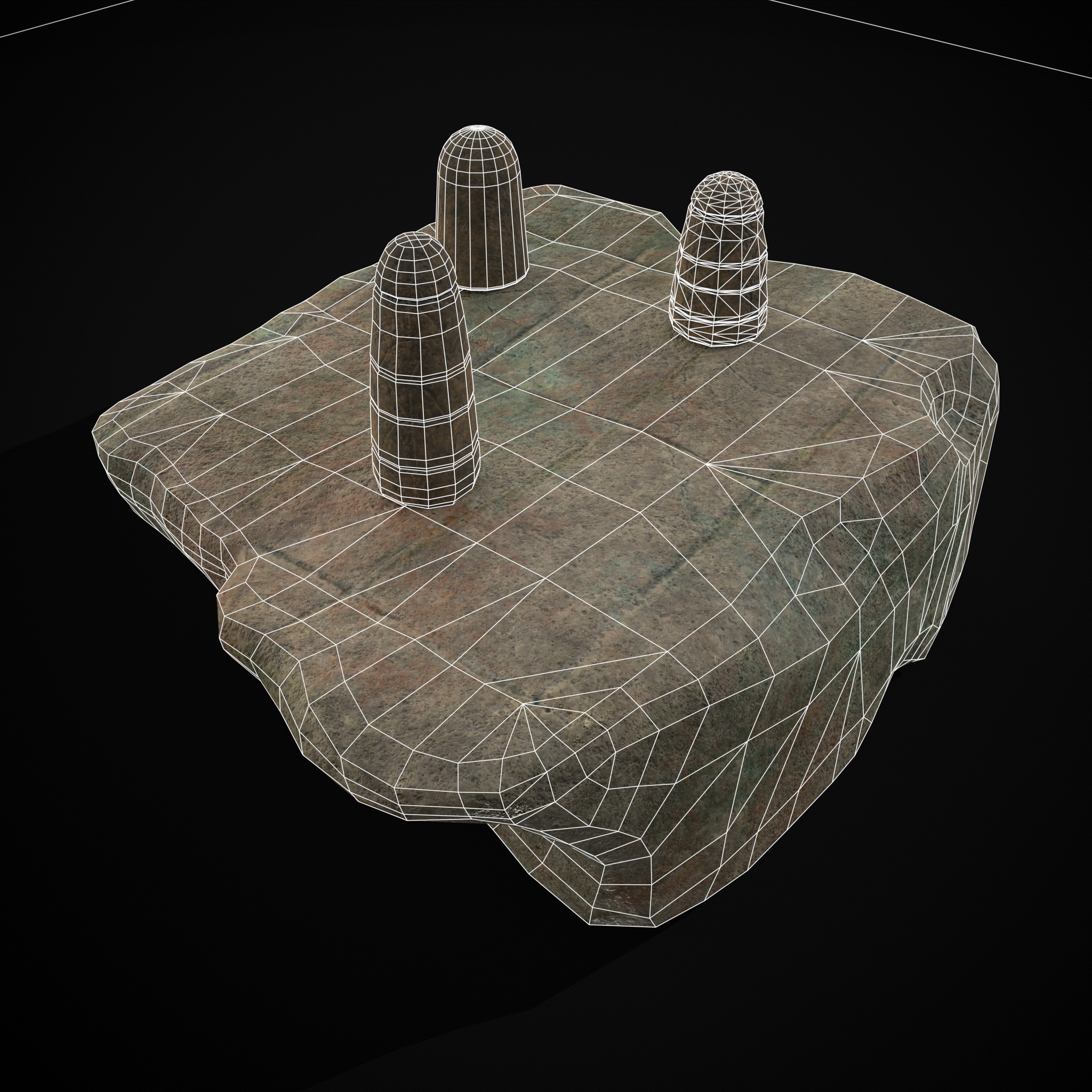 Broken Ancient Harappa Chess Board - 3D Model by Get Dead Entertainment
