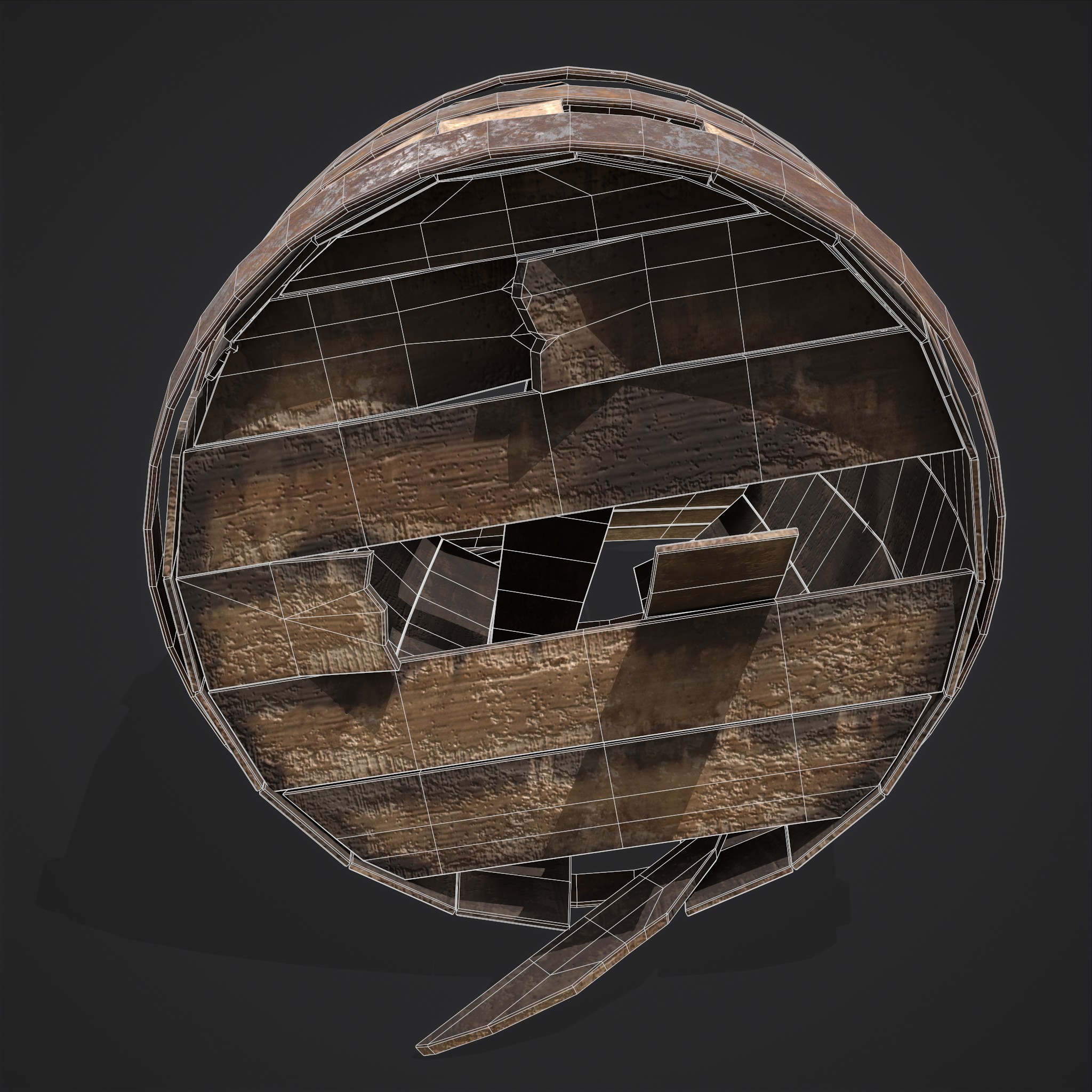 Broken Barrel - 3D Model by Get Dead Entertainment