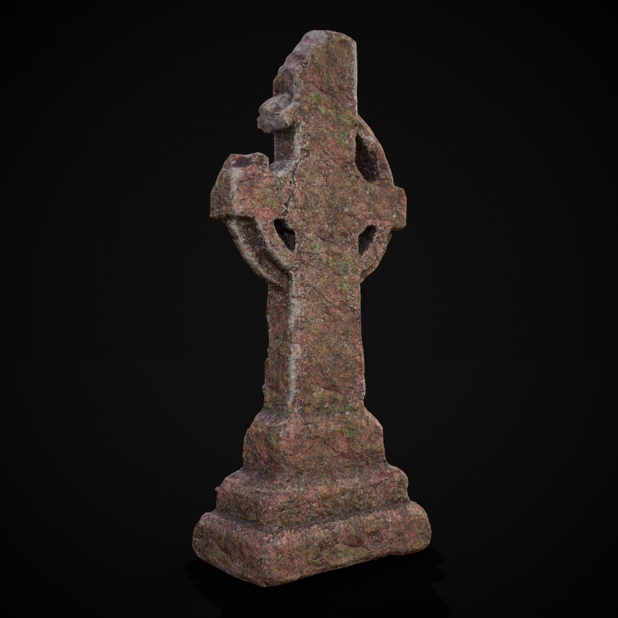 Broken Crusader Cross Gravestone - 3D Model by Get Dead Entertainment