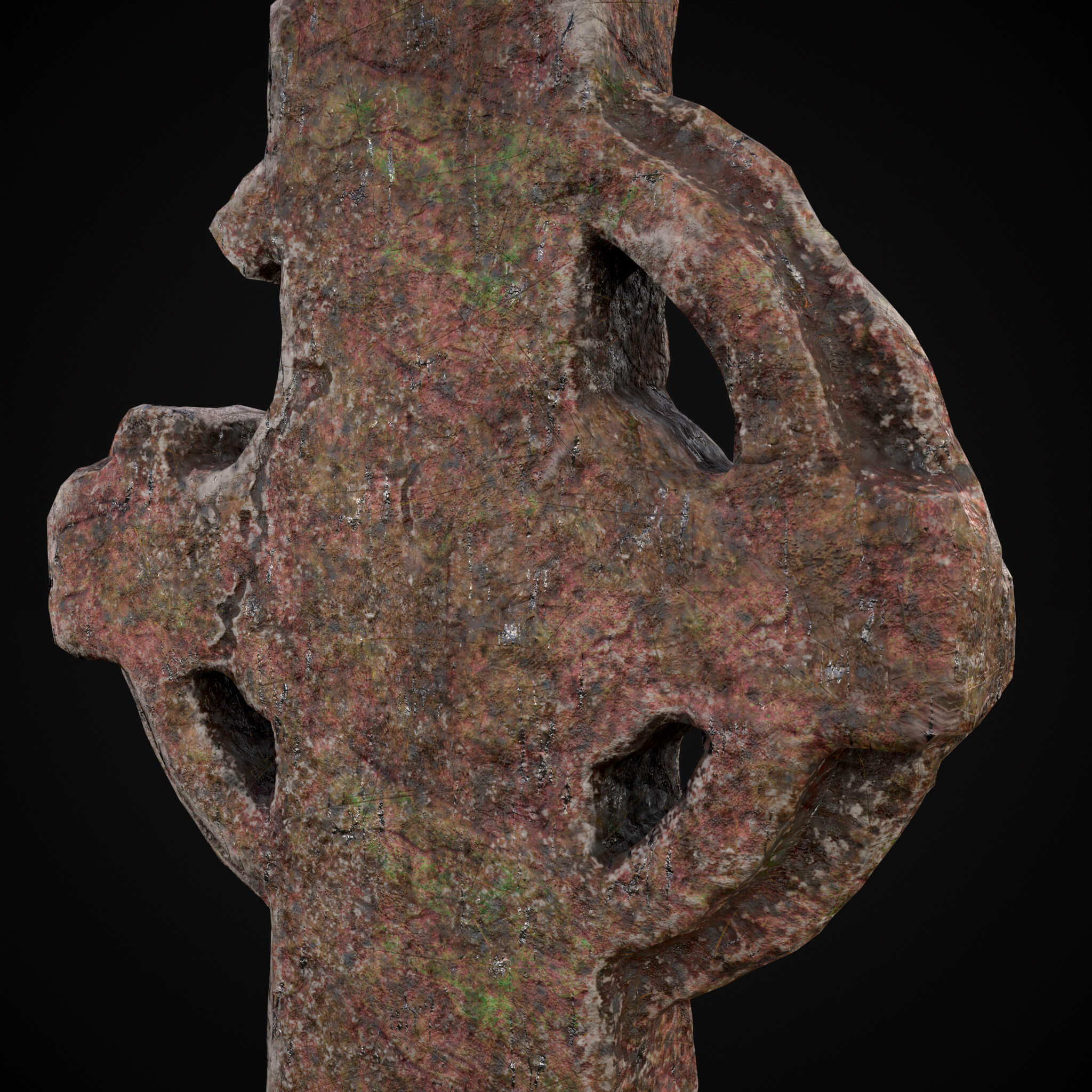 Broken Crusader Cross Gravestone - 3D Model by Get Dead Entertainment