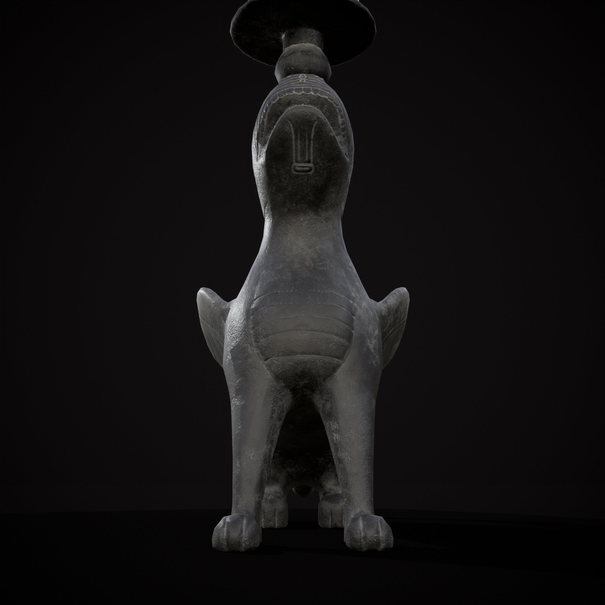 Bronze Chimera Candlestick - 3D Model by Get Dead Entertainment