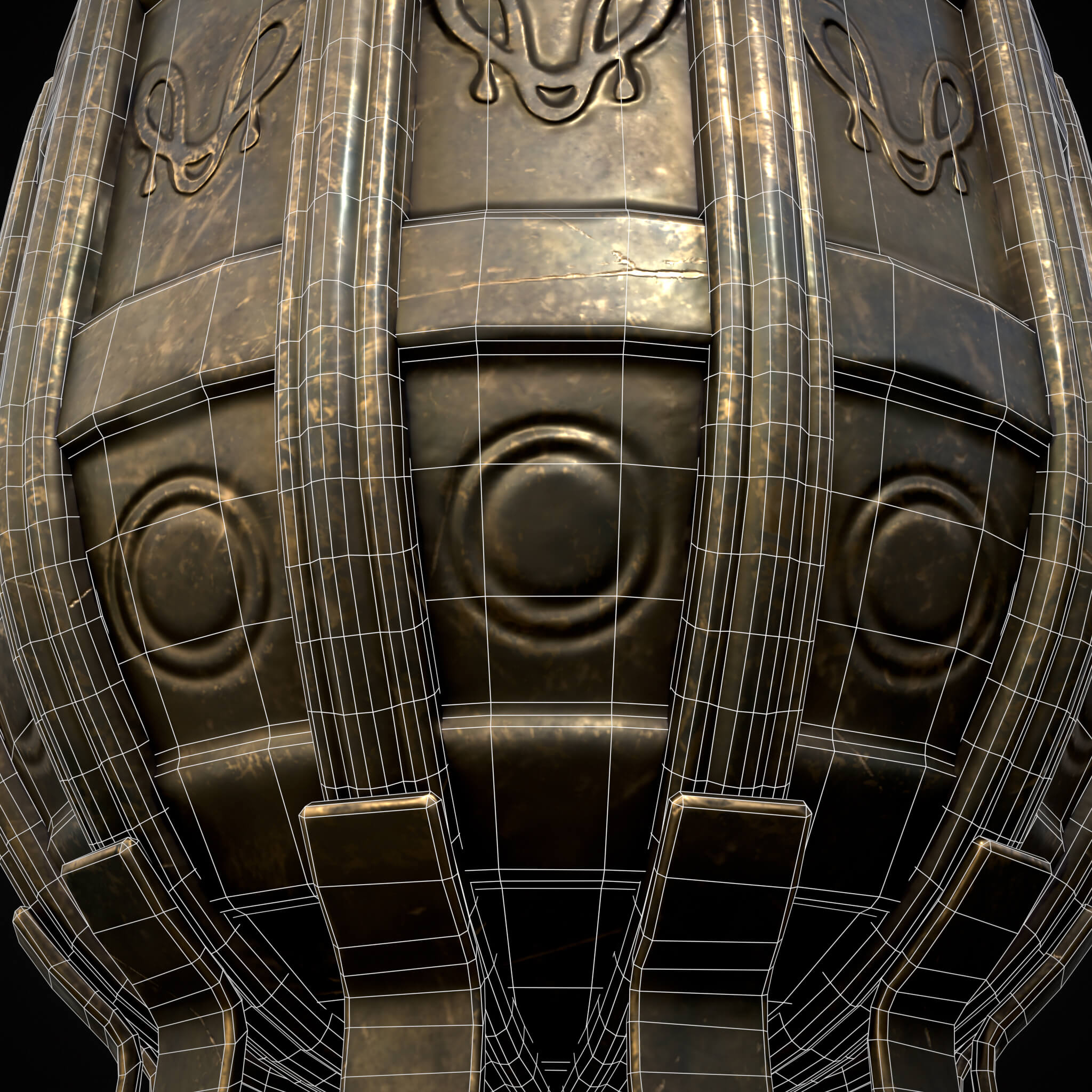 Bronze Decorative Cauldron - 3D Model by Get Dead Entertainment