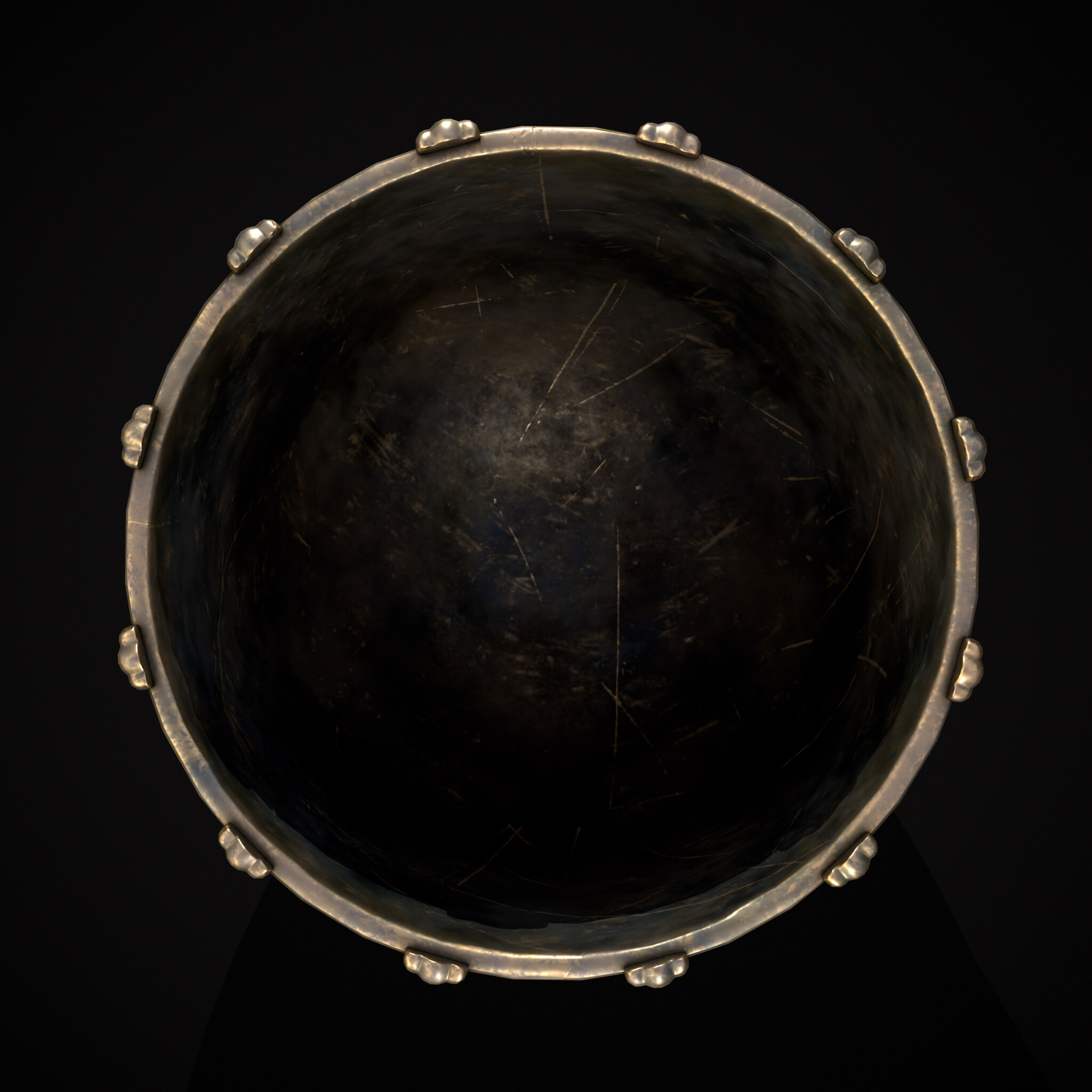 Bronze Decorative Cauldron - 3D Model by Get Dead Entertainment