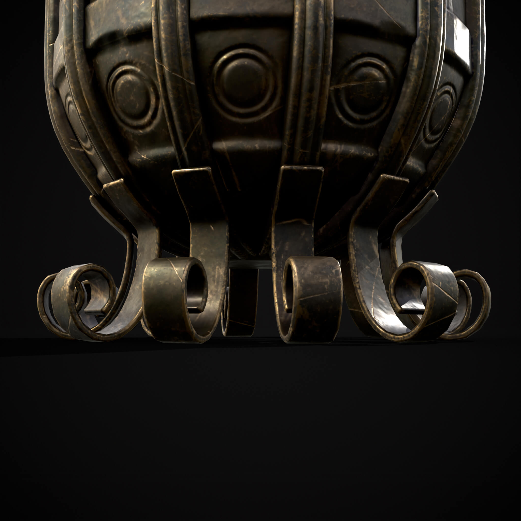 Bronze Decorative Cauldron - 3D Model by Get Dead Entertainment