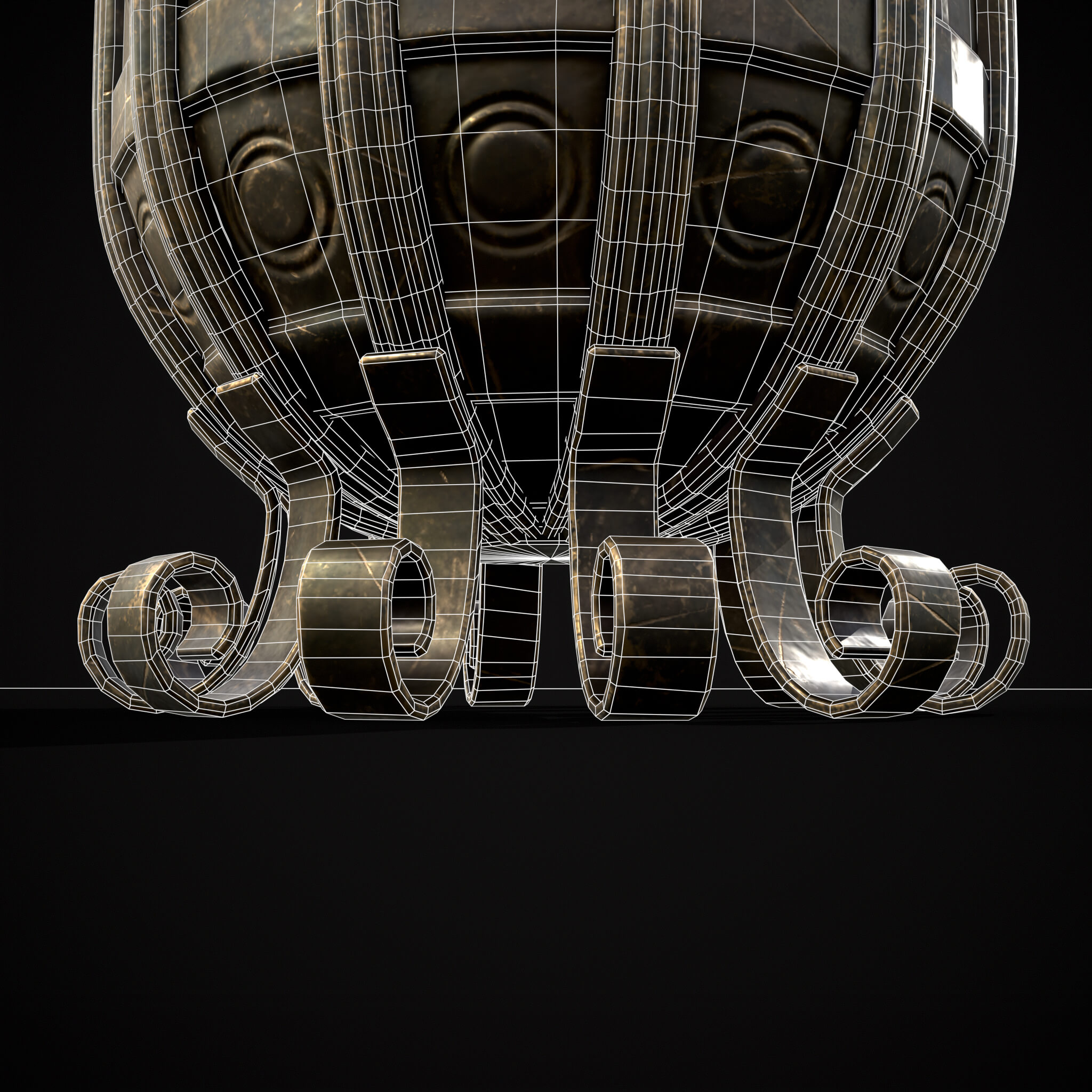 Bronze Decorative Cauldron - 3D Model by Get Dead Entertainment