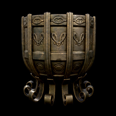 Bronze Decorative Cauldron - 3D Model by Get Dead Entertainment