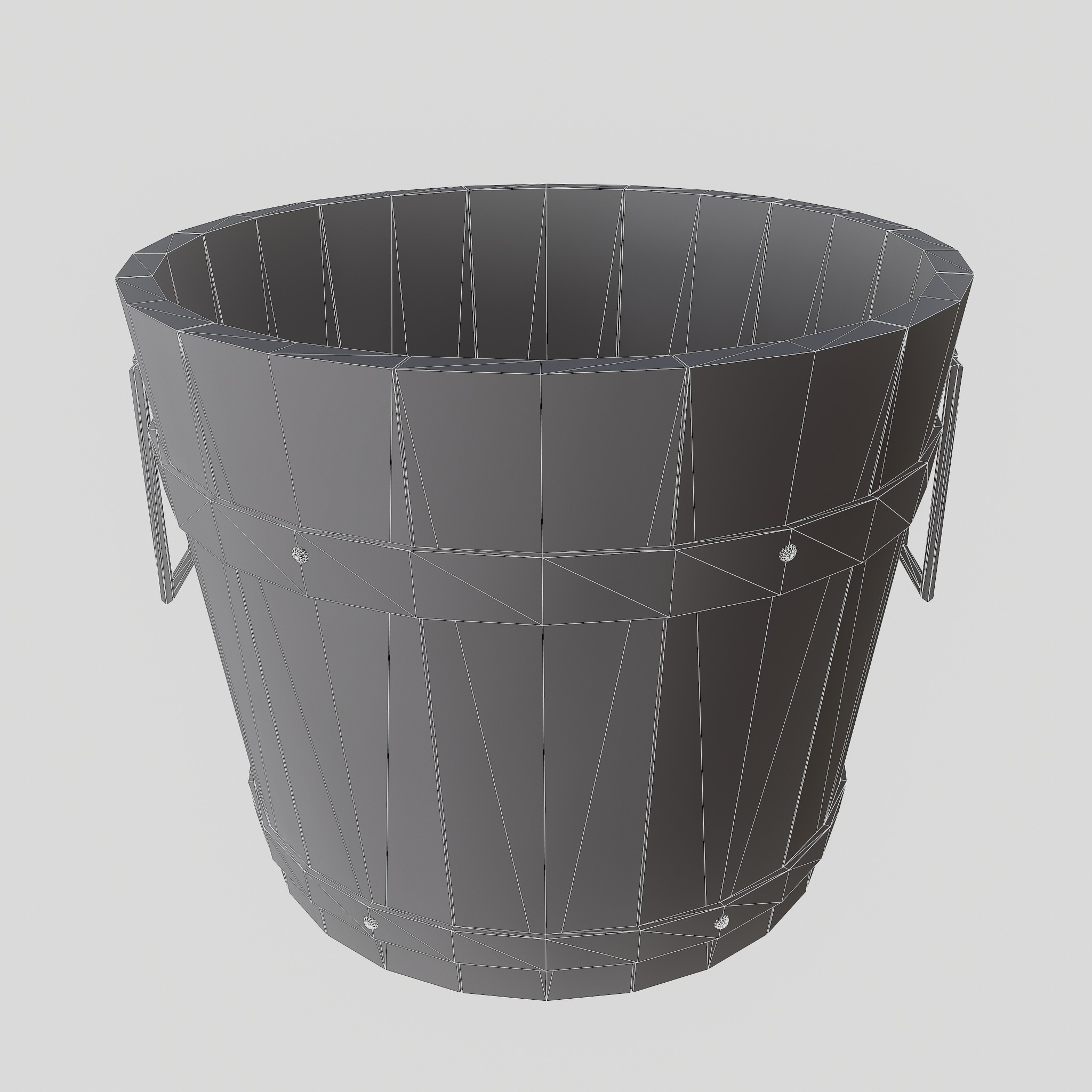 Wooden Bucket - 3D Model by Get Dead Entertainment