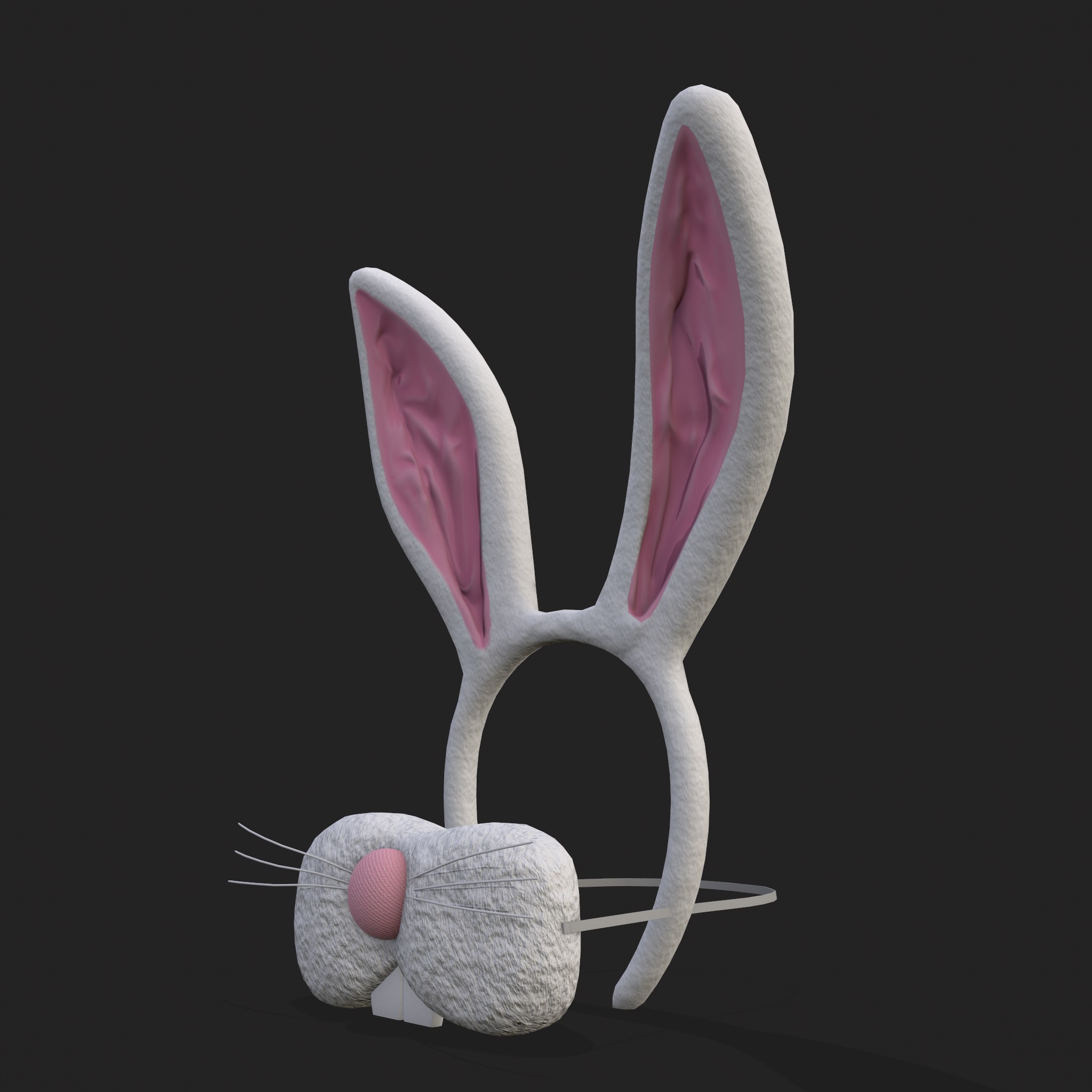 Bunny Attire Ears and Nose - 3D Model by Get Dead Entertainment