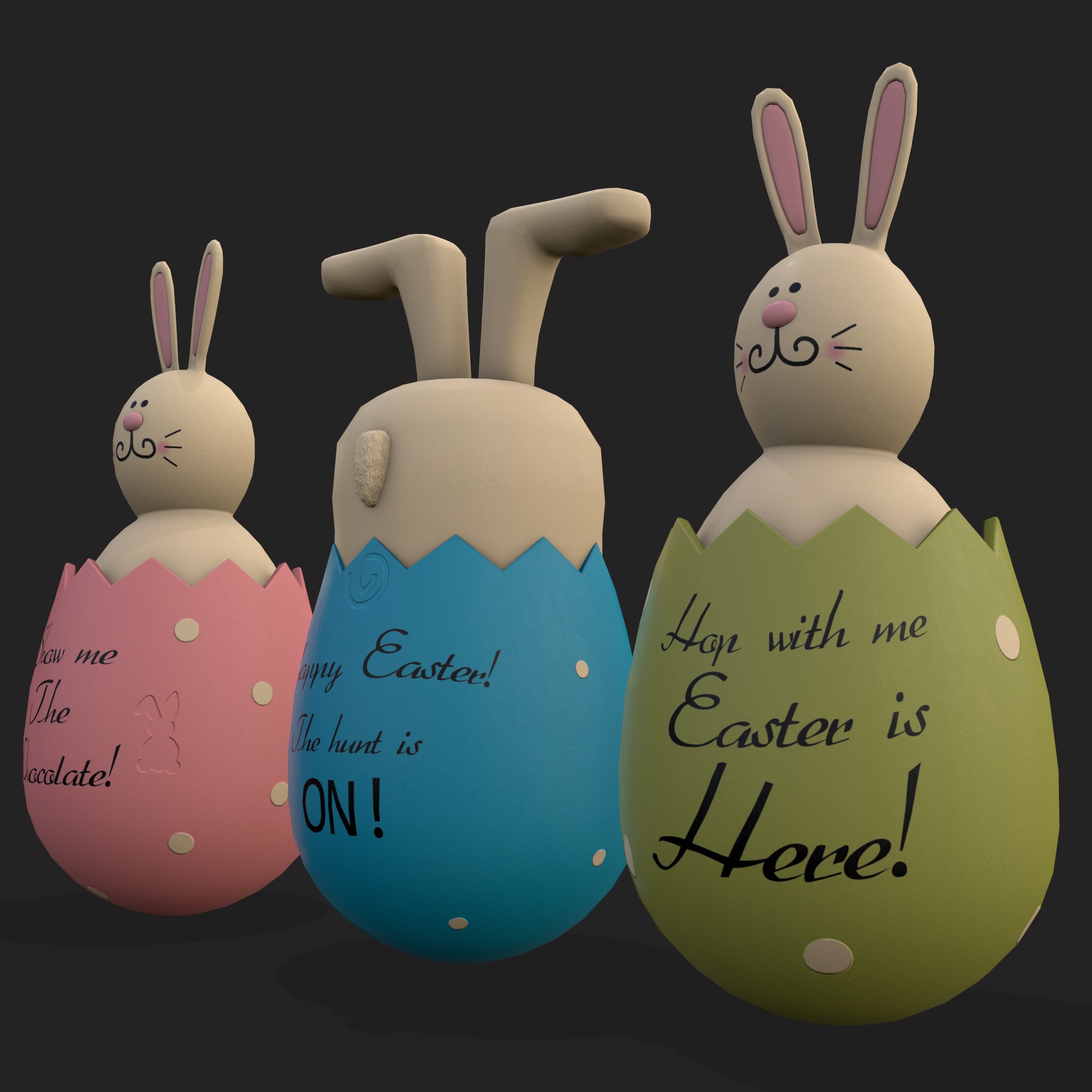 Bunny in an Egg - 3D Model by Get Dead Entertainment