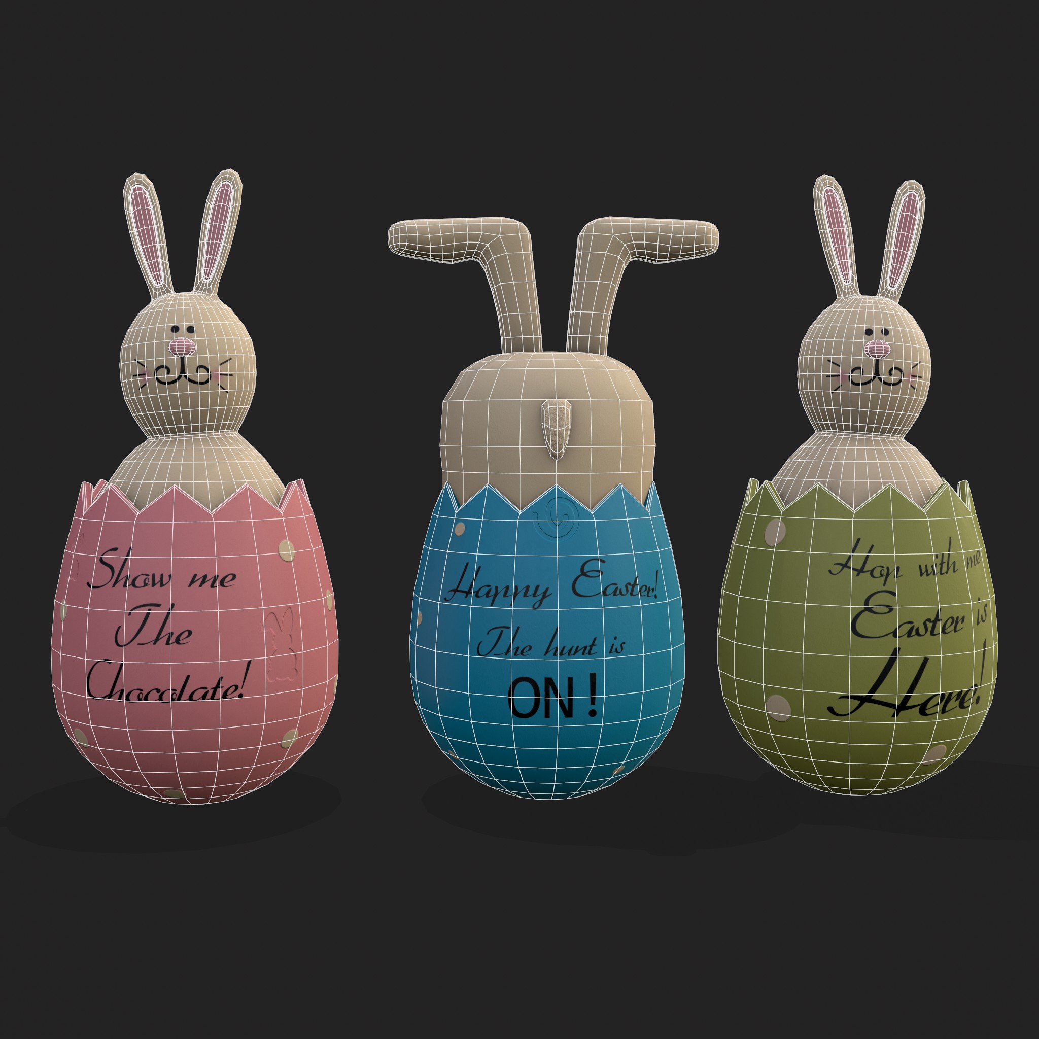 Bunny in an Egg - 3D Model by Get Dead Entertainment