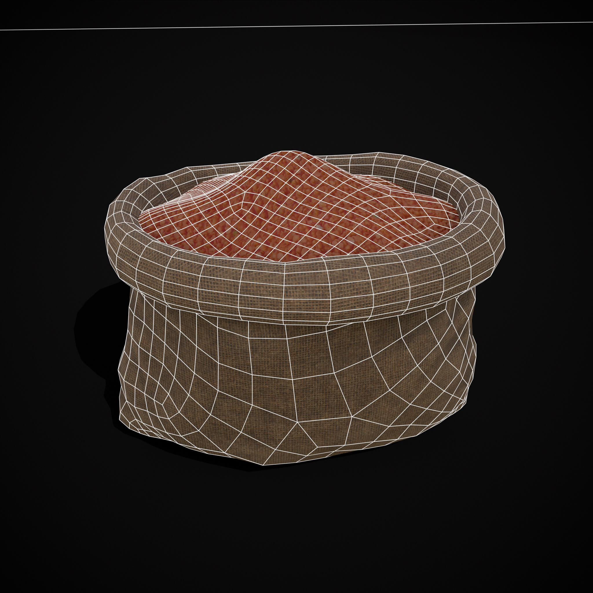 Burlap Sacks of Lentils - 3D Model by Get Dead Entertainment