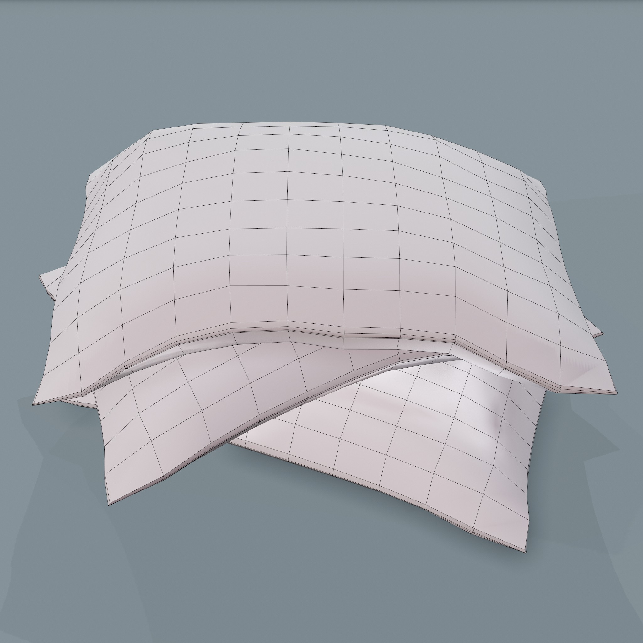 Burlap Stack of Three Sacks Unorderly - 3D Model by Get Dead Entertainment