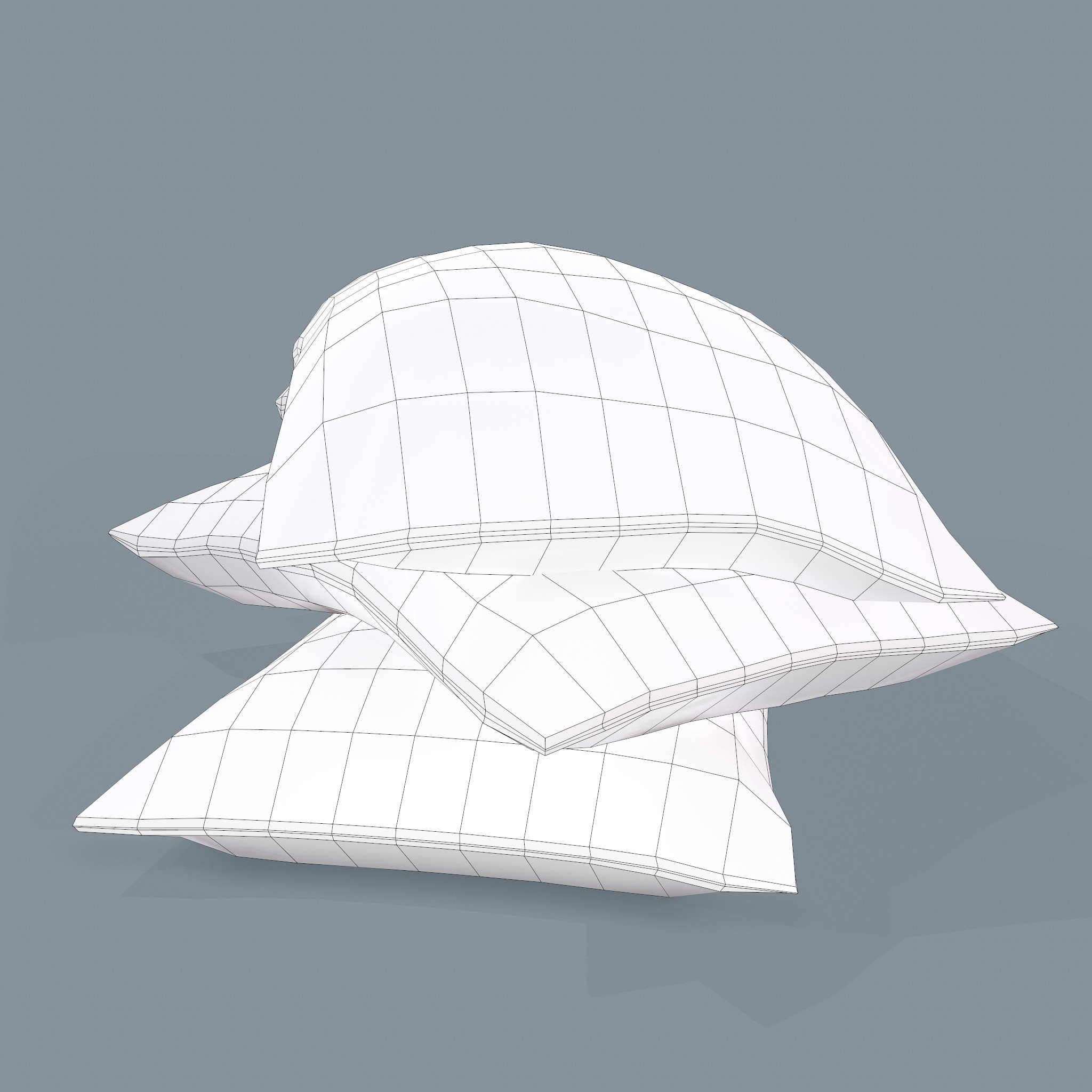 Burlap Stack of Three Sacks Unorderly - 3D Model by Get Dead Entertainment