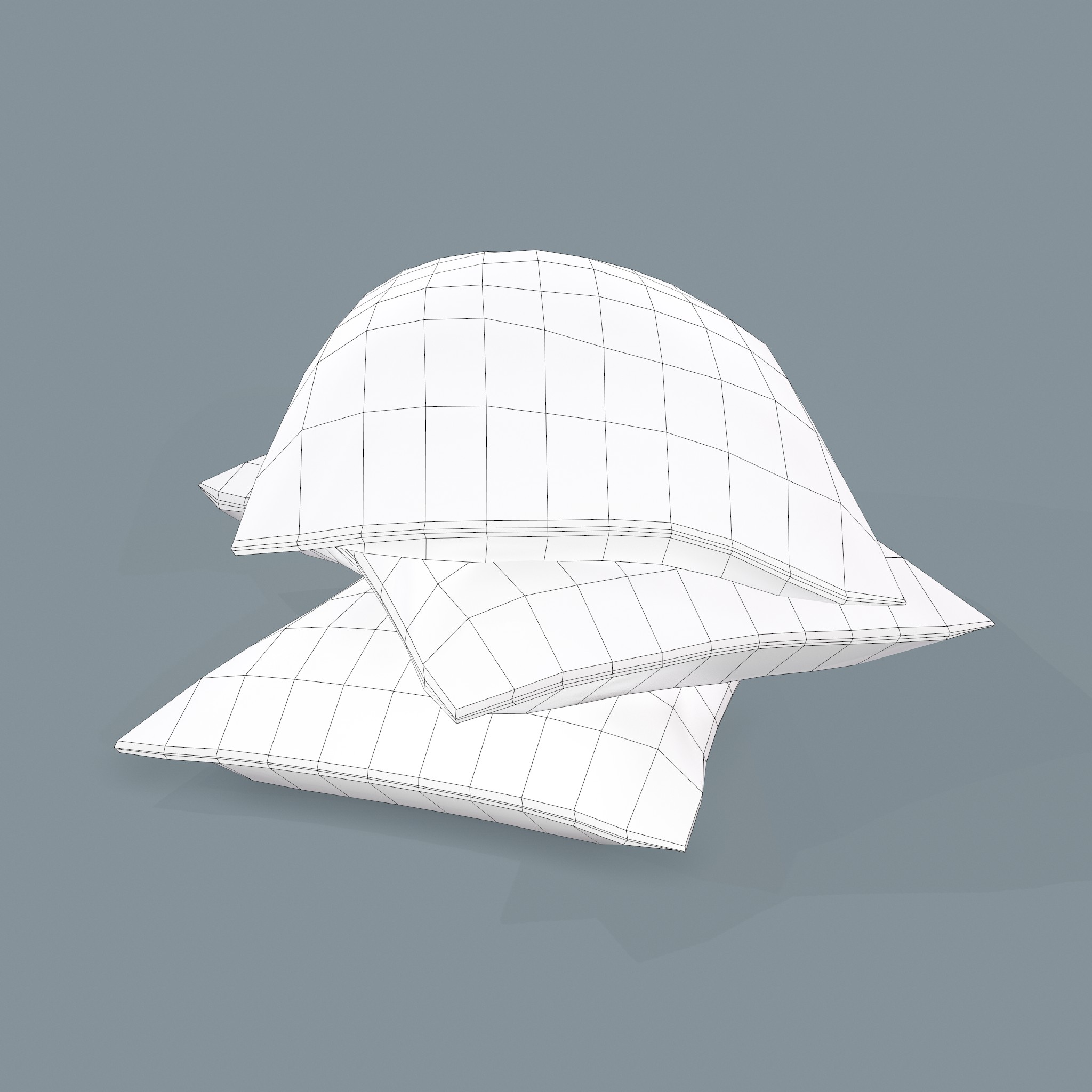 Burlap Stack of Three Sacks Unorderly - 3D Model by Get Dead Entertainment