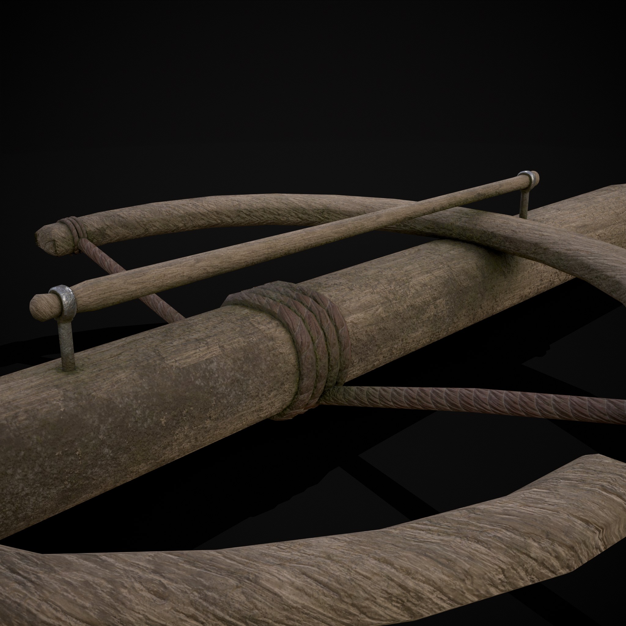 Bushcraft Stick Bird Trap - 3D Model by Get Dead Entertainment