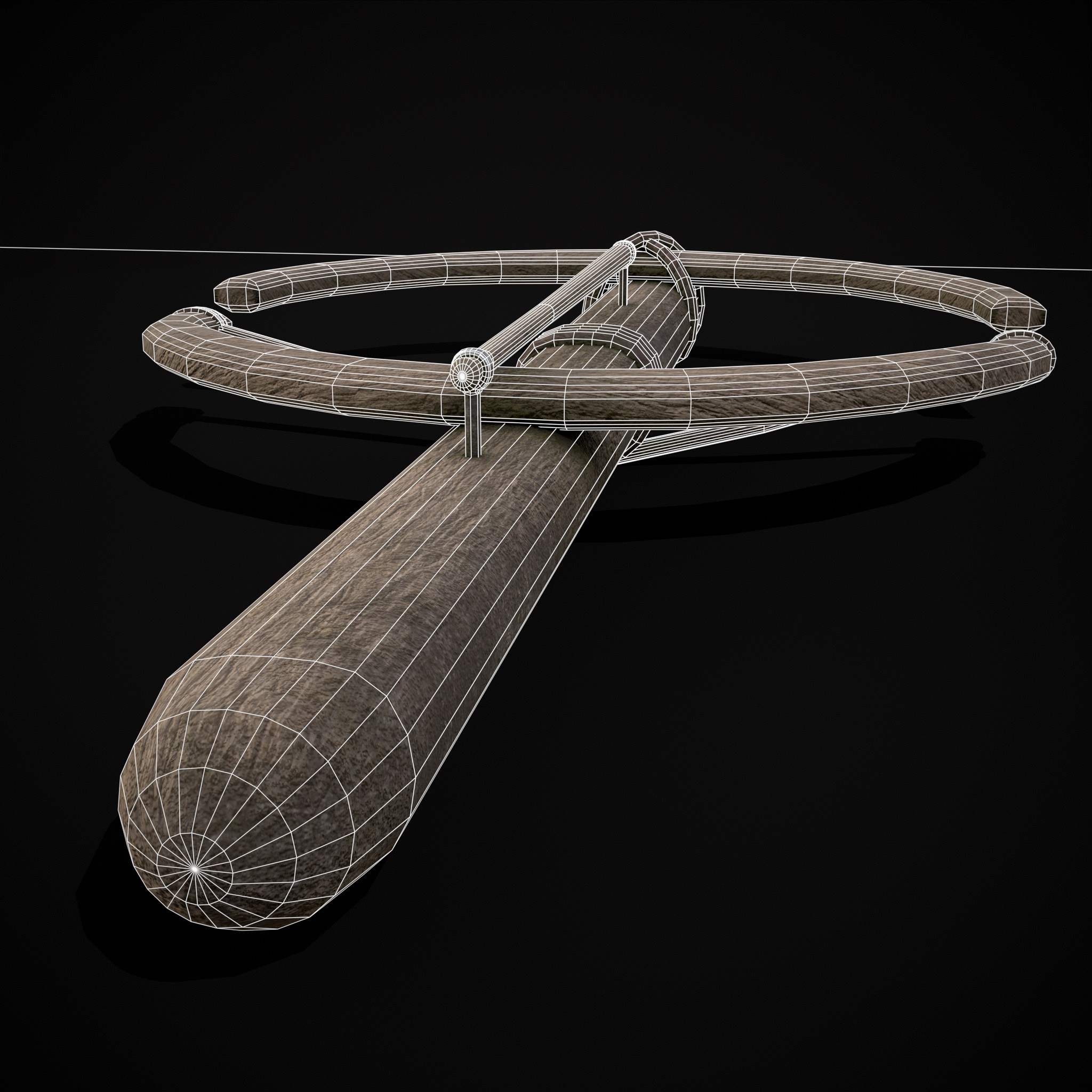 Bushcraft Stick Bird Trap - 3D Model by Get Dead Entertainment