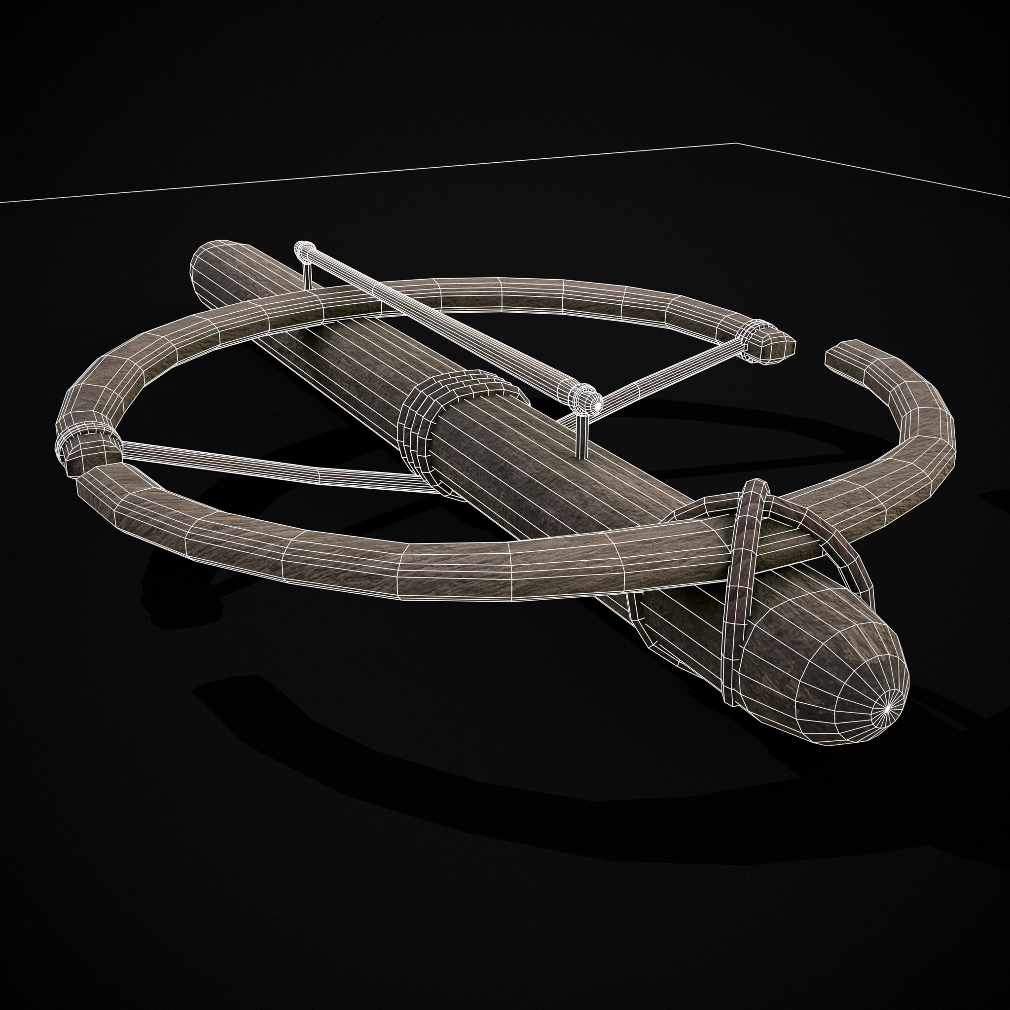 Bushcraft Stick Bird Trap - 3D Model by Get Dead Entertainment