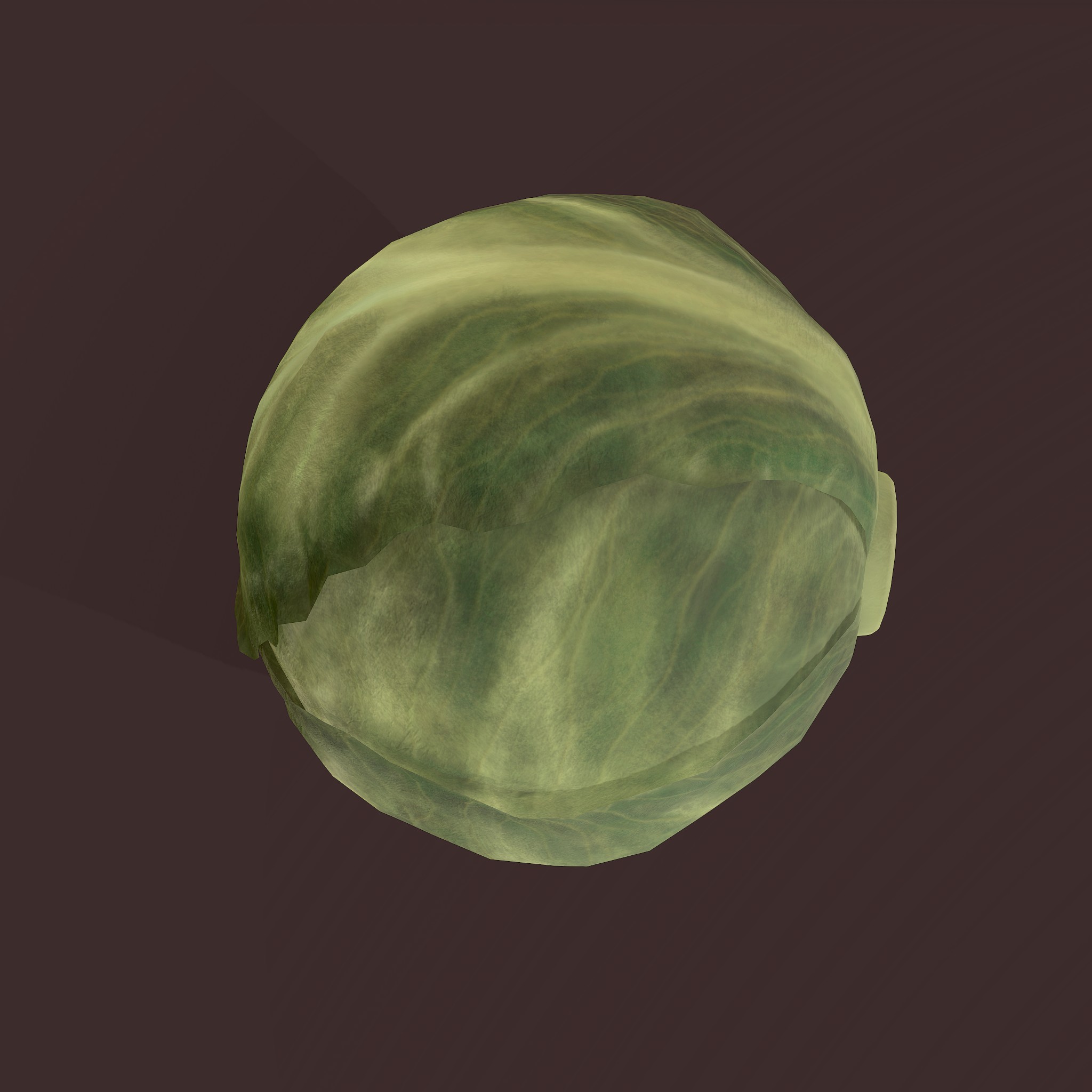 Cabbage Round Green Veggie - 3D Model by Get Dead Entertainment
