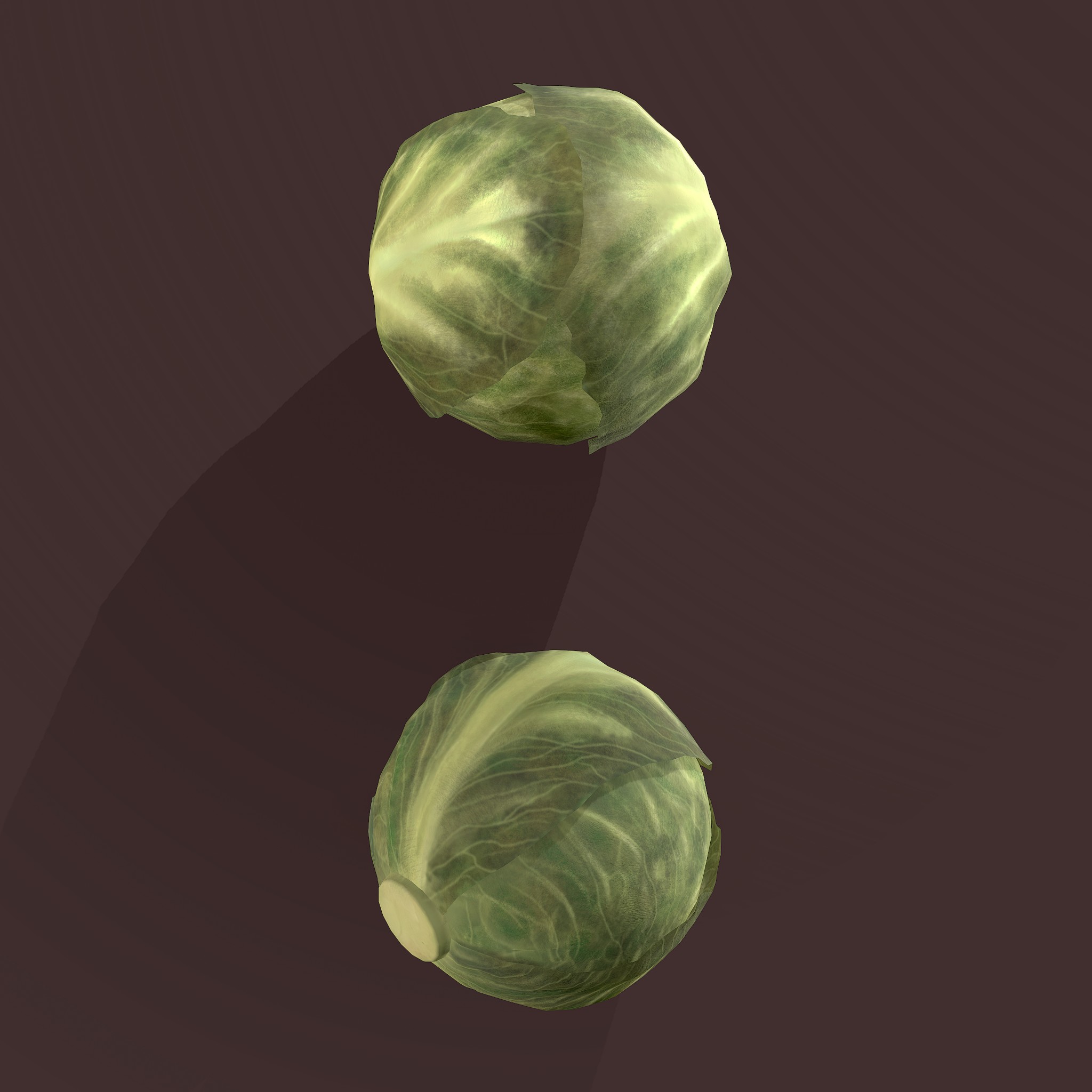 Cabbage Round Green Veggie - 3D Model by Get Dead Entertainment