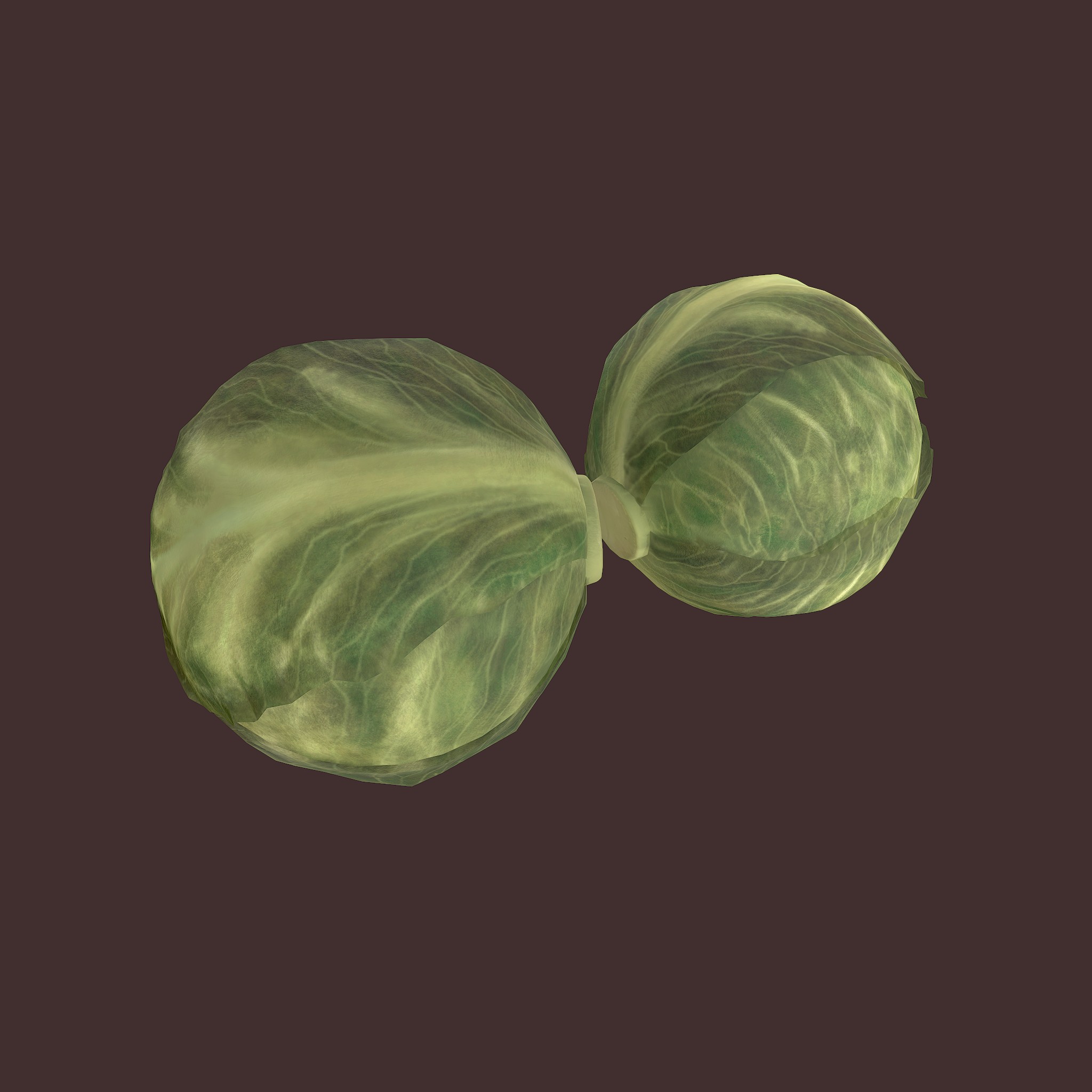 Cabbage Round Green Veggie - 3D Model by Get Dead Entertainment