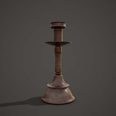 Candle Holder 2 - 3D Model by Get Dead Entertainment