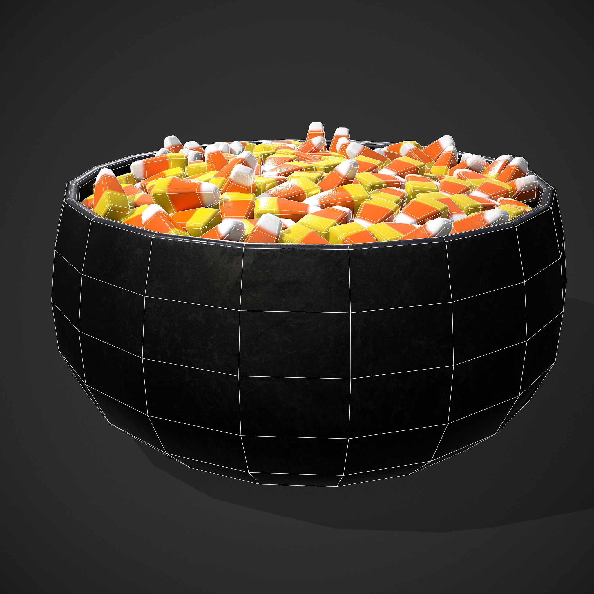Candy Corn Bowl - 3D Model by Get Dead Entertainment
