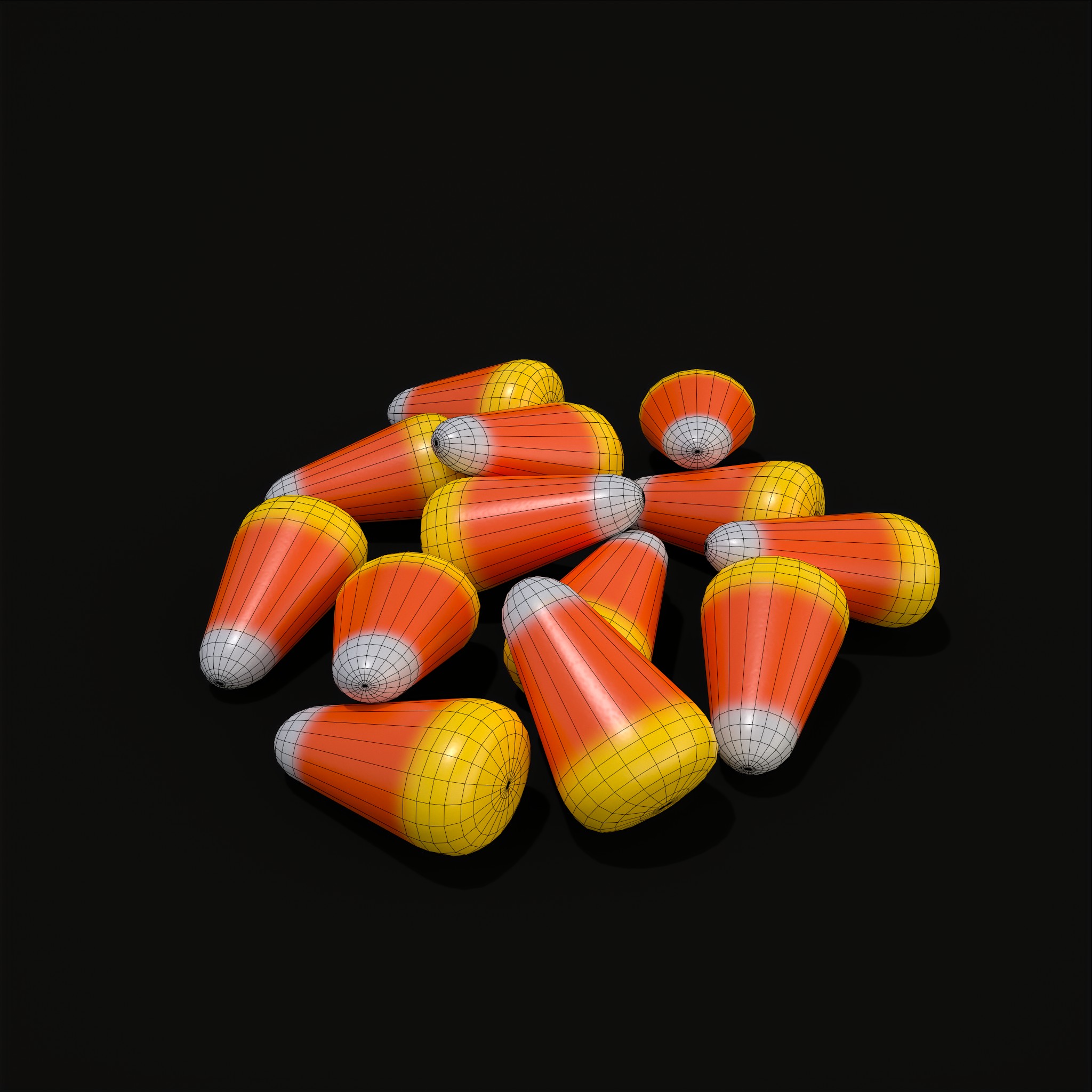 Candy Corn Pile - 3D Model by Get Dead Entertainment