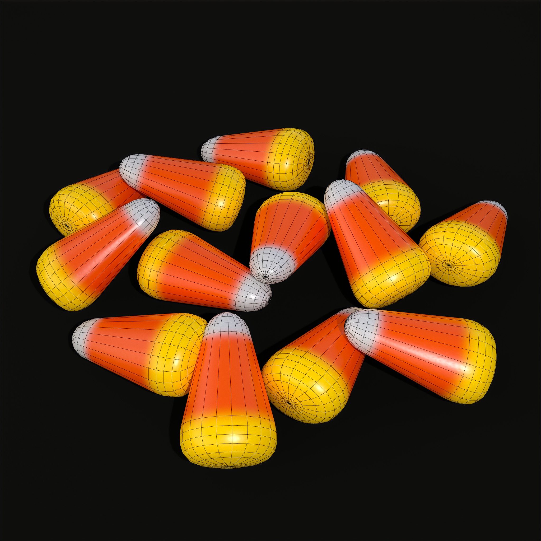 Candy Corn Pile - 3D Model by Get Dead Entertainment