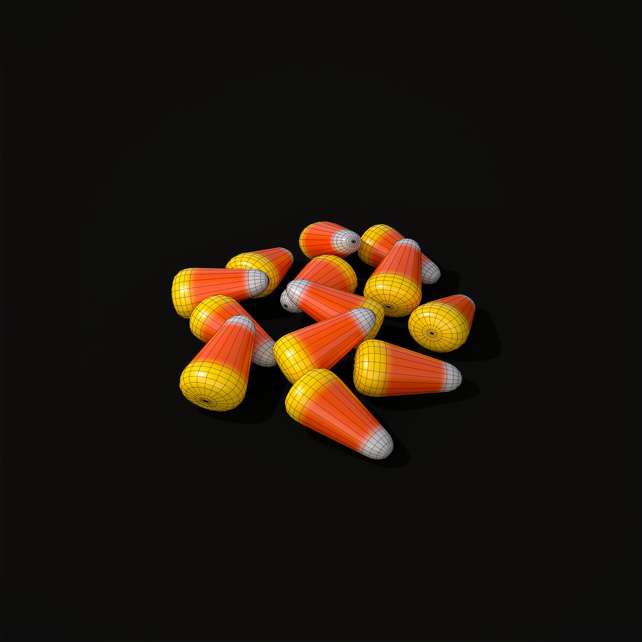 Candy Corn Pile - 3D Model by Get Dead Entertainment