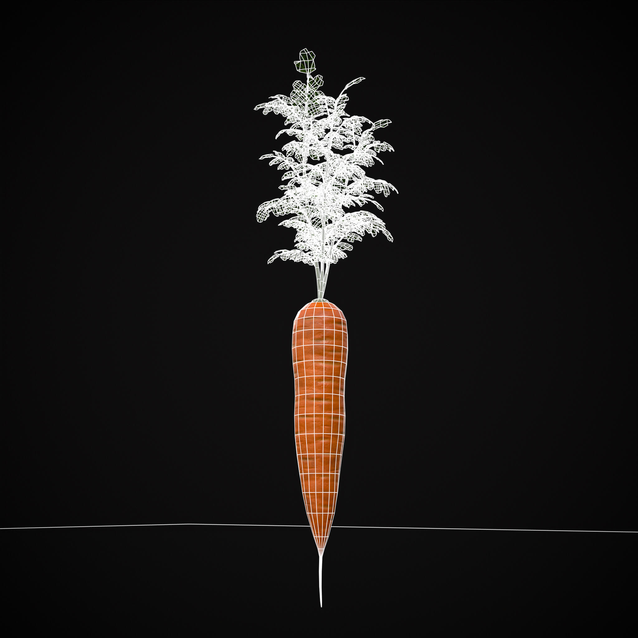 Carrots Plant Crop - 3D Model by Get Dead Entertainment
