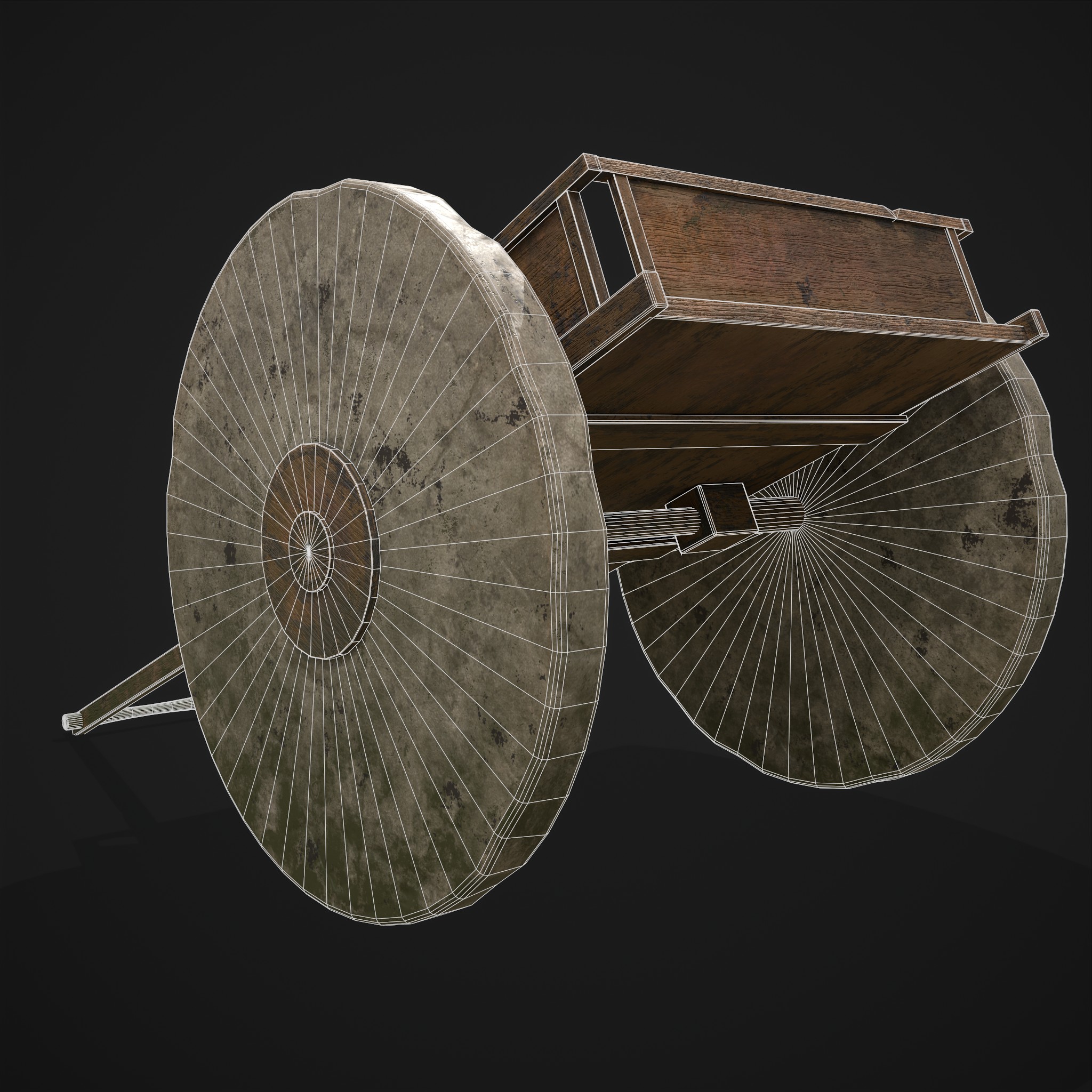 Stone Wheel Cart