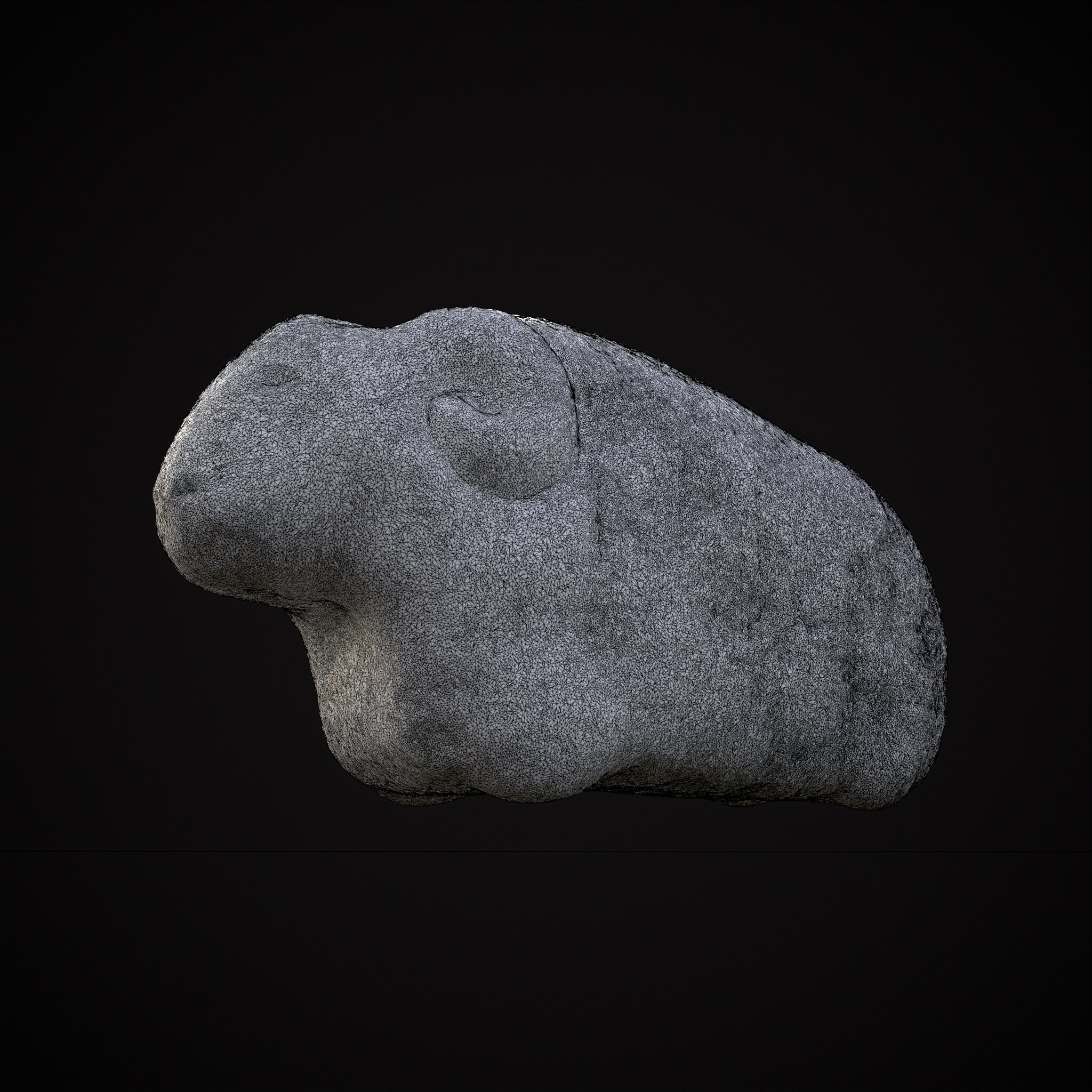 Carved Bull Toy - 3D Model by Get Dead Entertainment