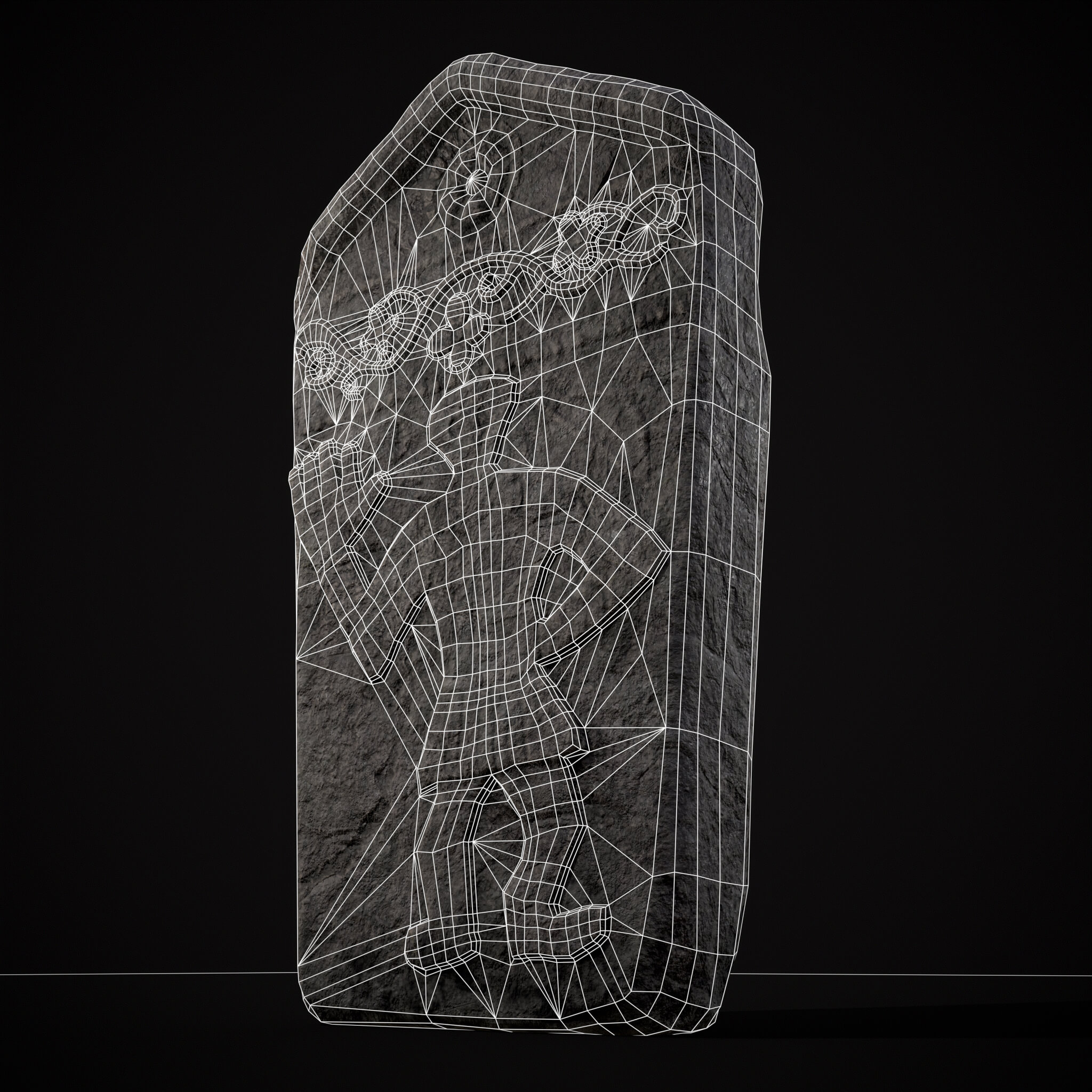 Carved Figure Gravestone - 3D Model by Get Dead Entertainment