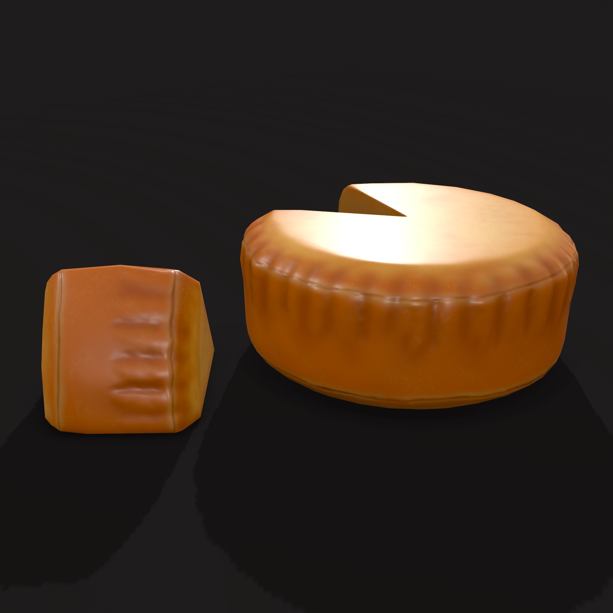 Cheddar Cheese - 3D Model by Get Dead Entertainment