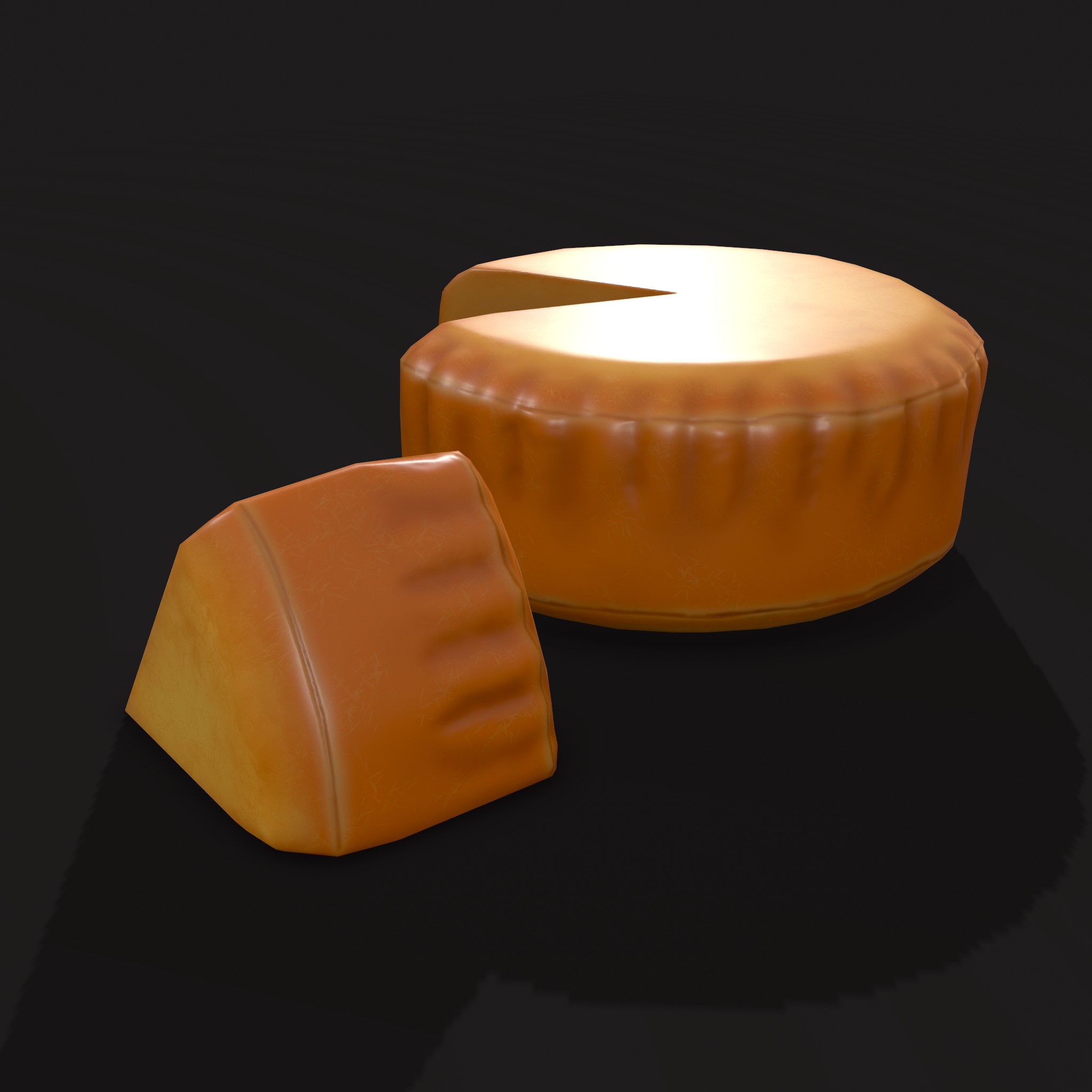 Cheddar Cheese - 3D Model by Get Dead Entertainment
